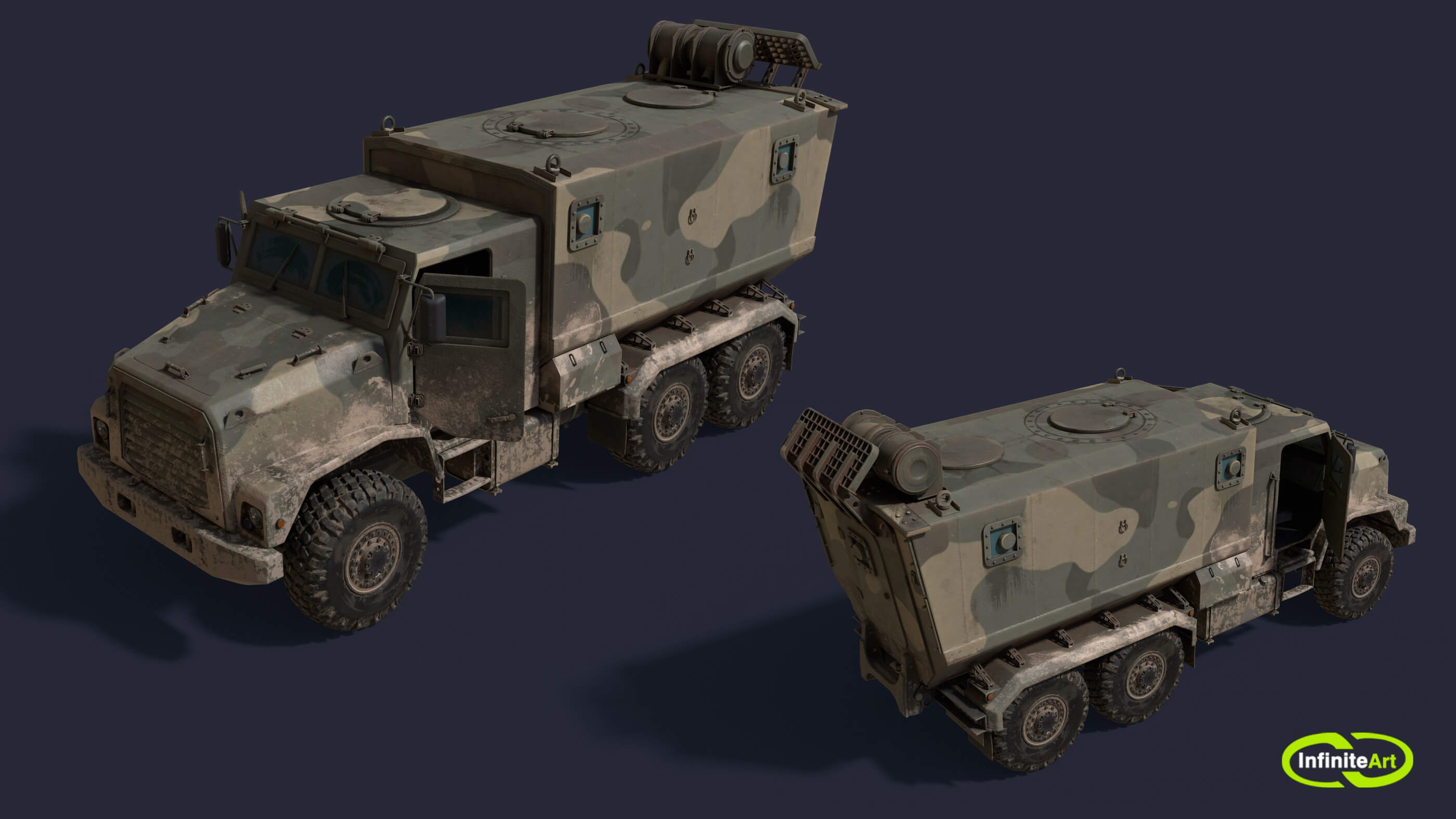 Cargo Truck - 3D Model by INFINITE ART SOLUTIONS