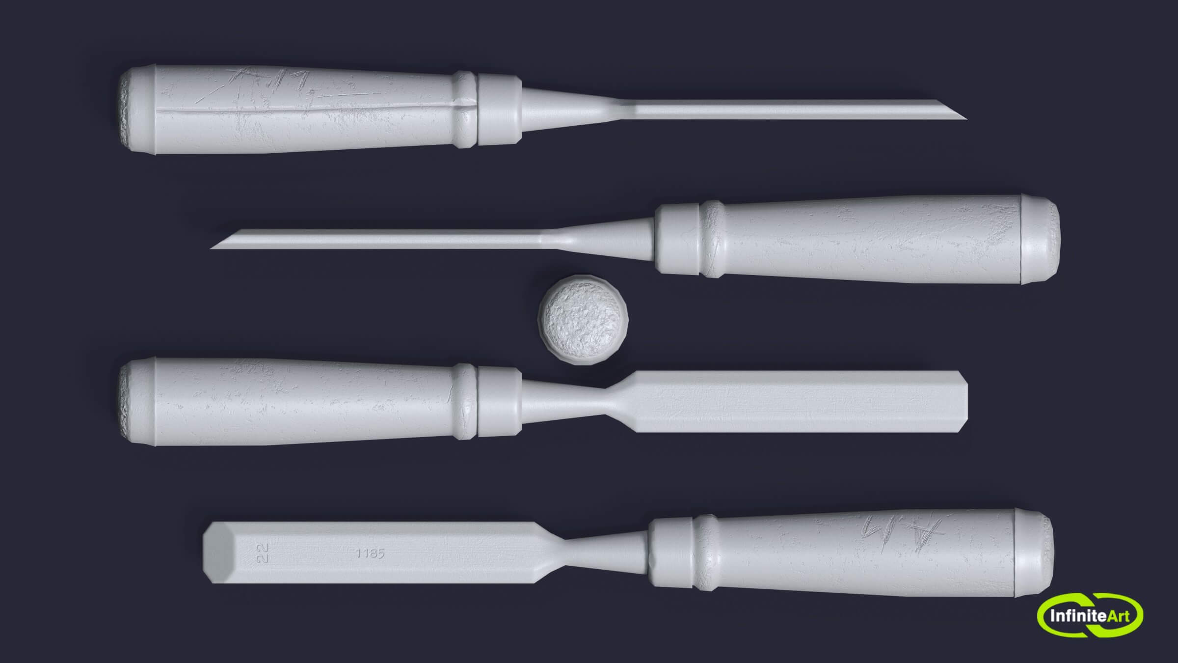 Chisel - 3D Model by INFINITE ART SOLUTIONS