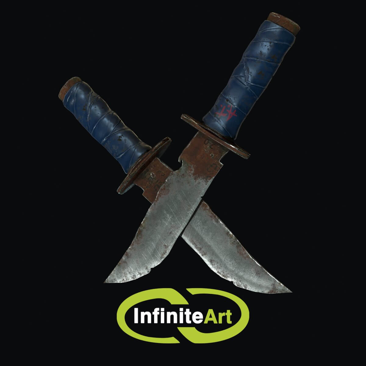 Combat Knife - 3D Model by INFINITE ART SOLUTIONS