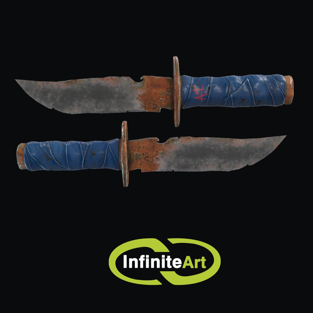 Combat Knife - 3D Model by INFINITE ART SOLUTIONS