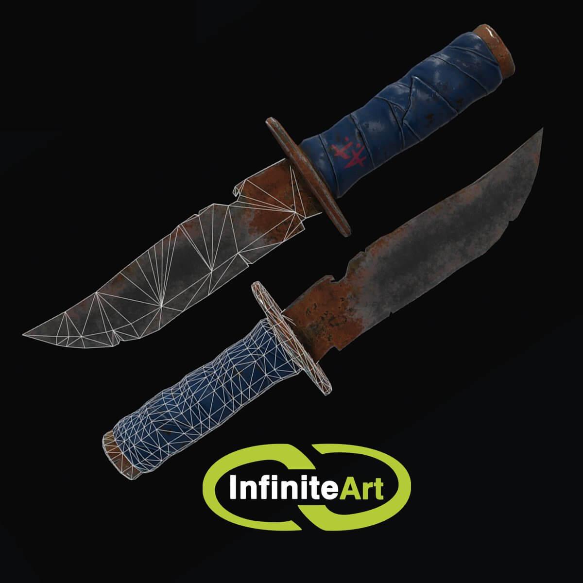 Combat Knife - 3D Model by INFINITE ART SOLUTIONS