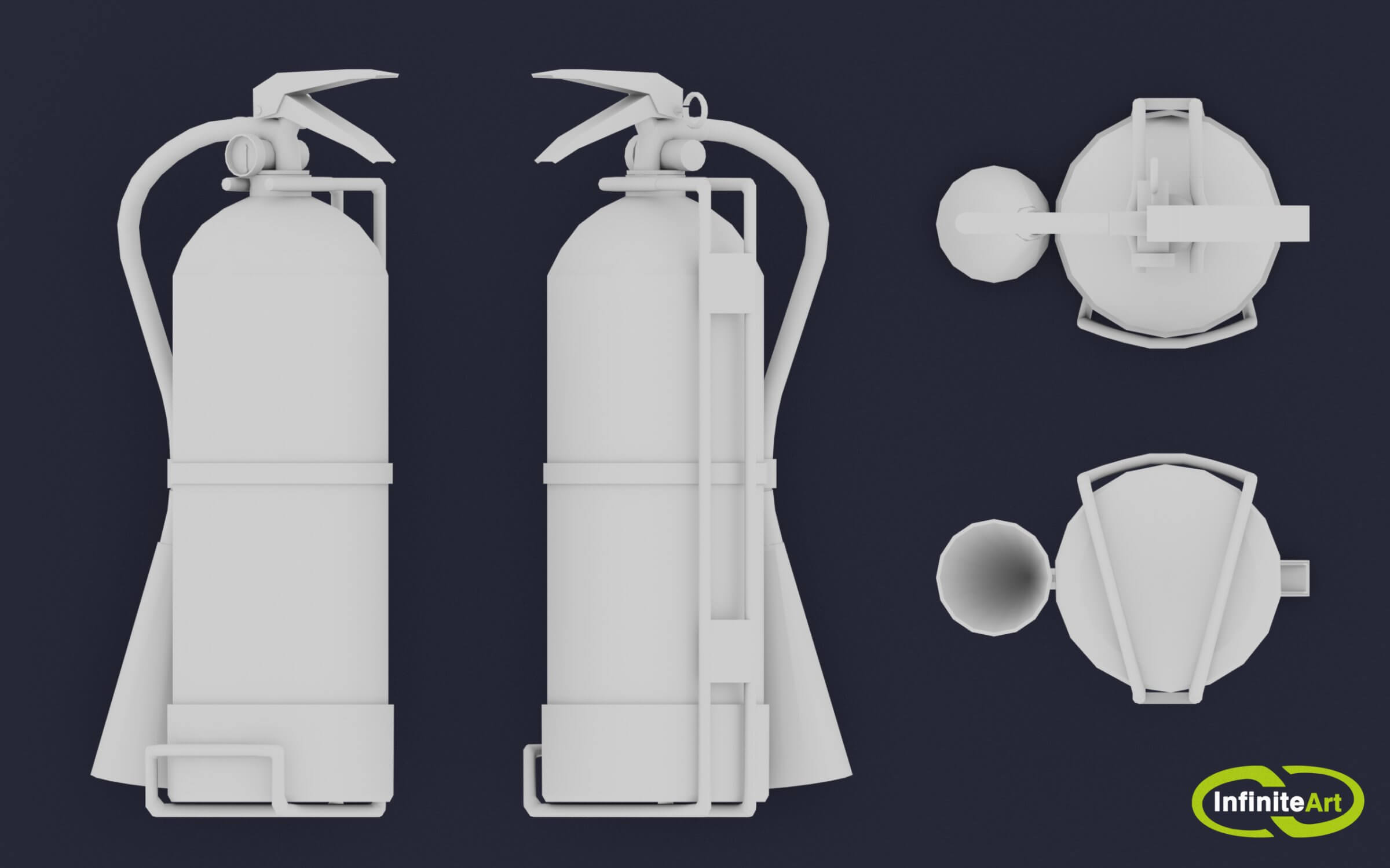Fire Extinguisher - 3D Model by INFINITE ART SOLUTIONS