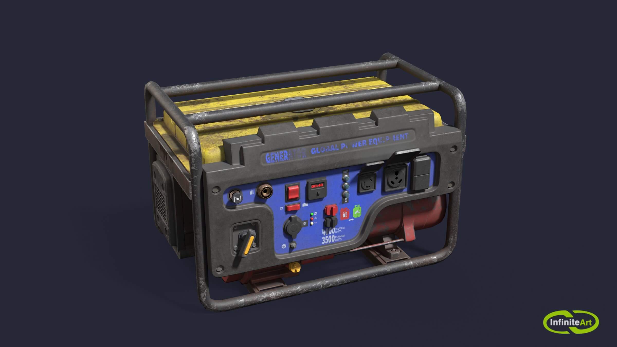 Generator - 3D Model by INFINITE ART SOLUTIONS