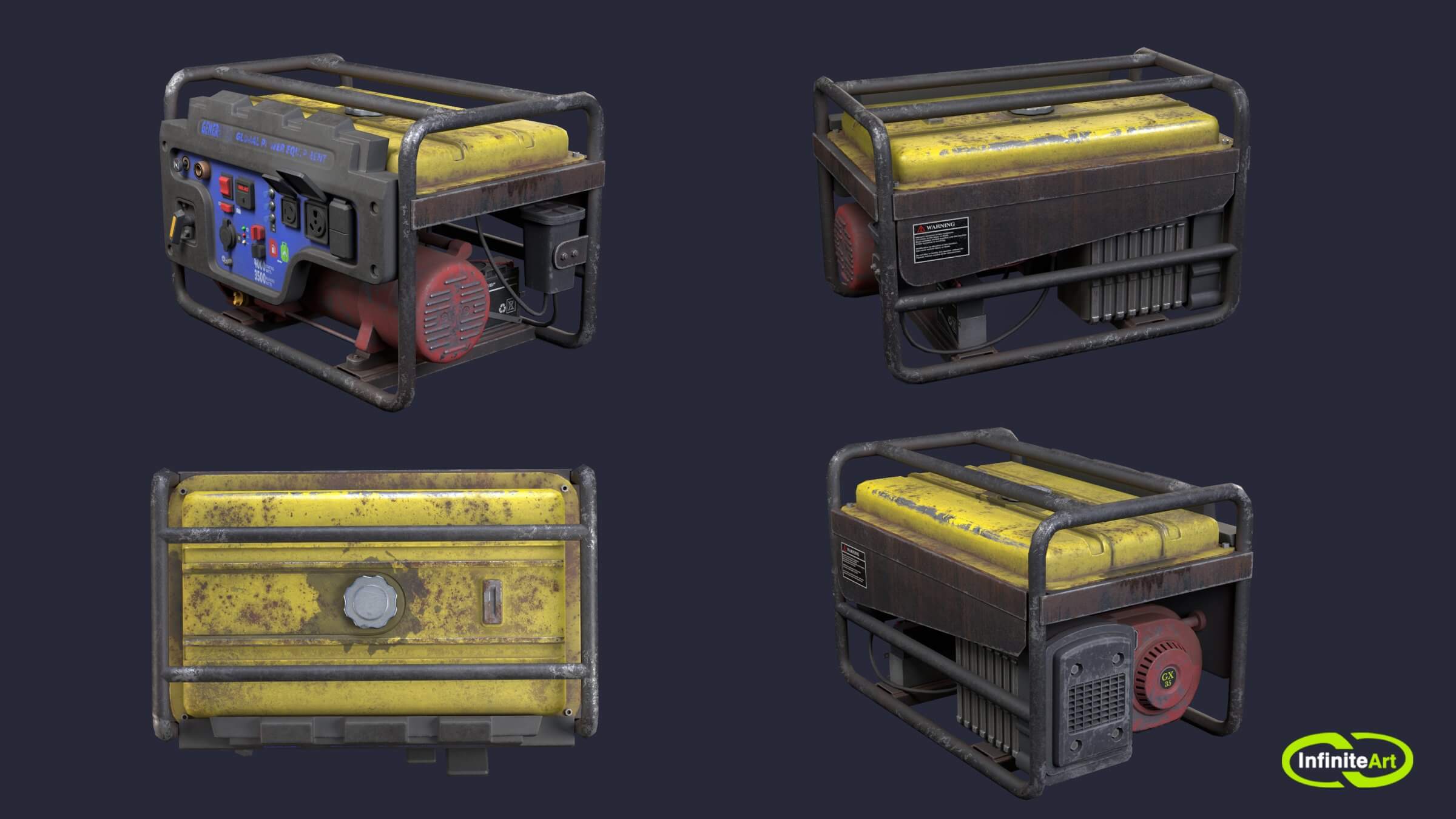 Generator - 3D Model by INFINITE ART SOLUTIONS