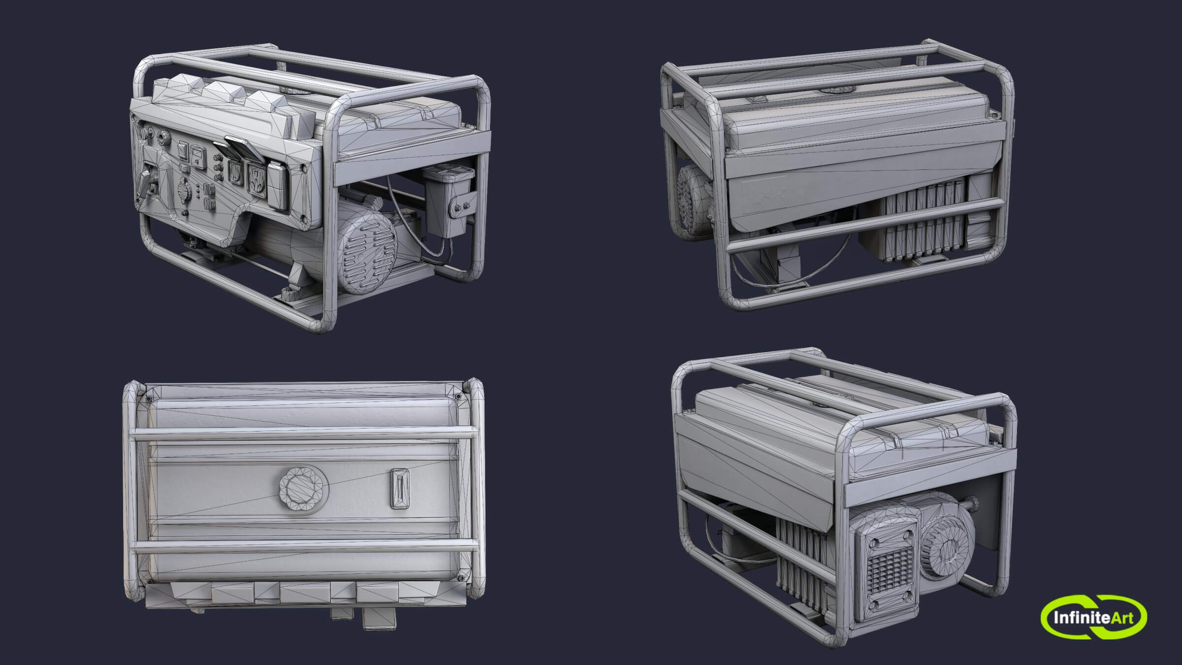 Generator - 3D Model by INFINITE ART SOLUTIONS