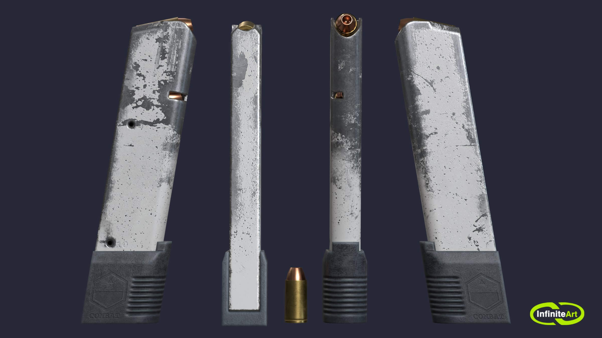 Gun Magazines Accessories - 3D Model by INFINITE ART SOLUTIONS