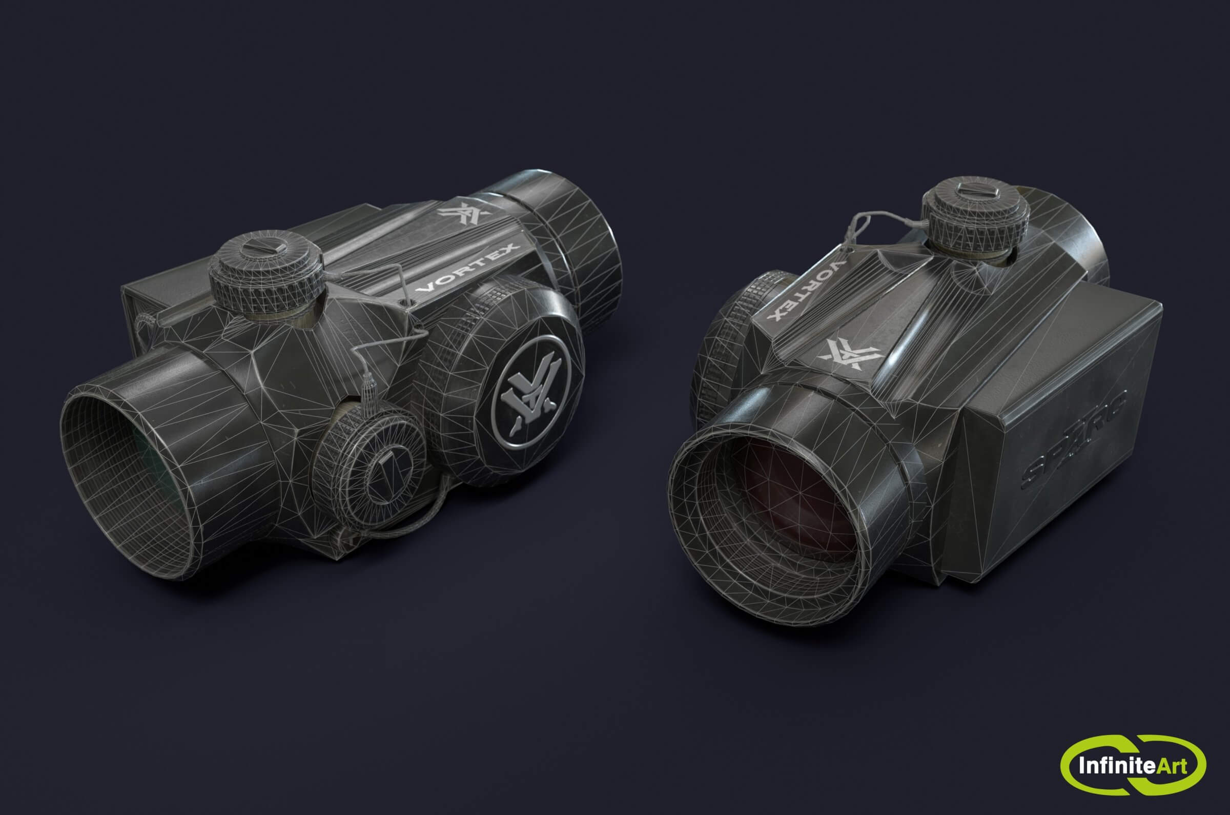Gun Sights Collimator Sight - 3D Model by INFINITE ART SOLUTIONS