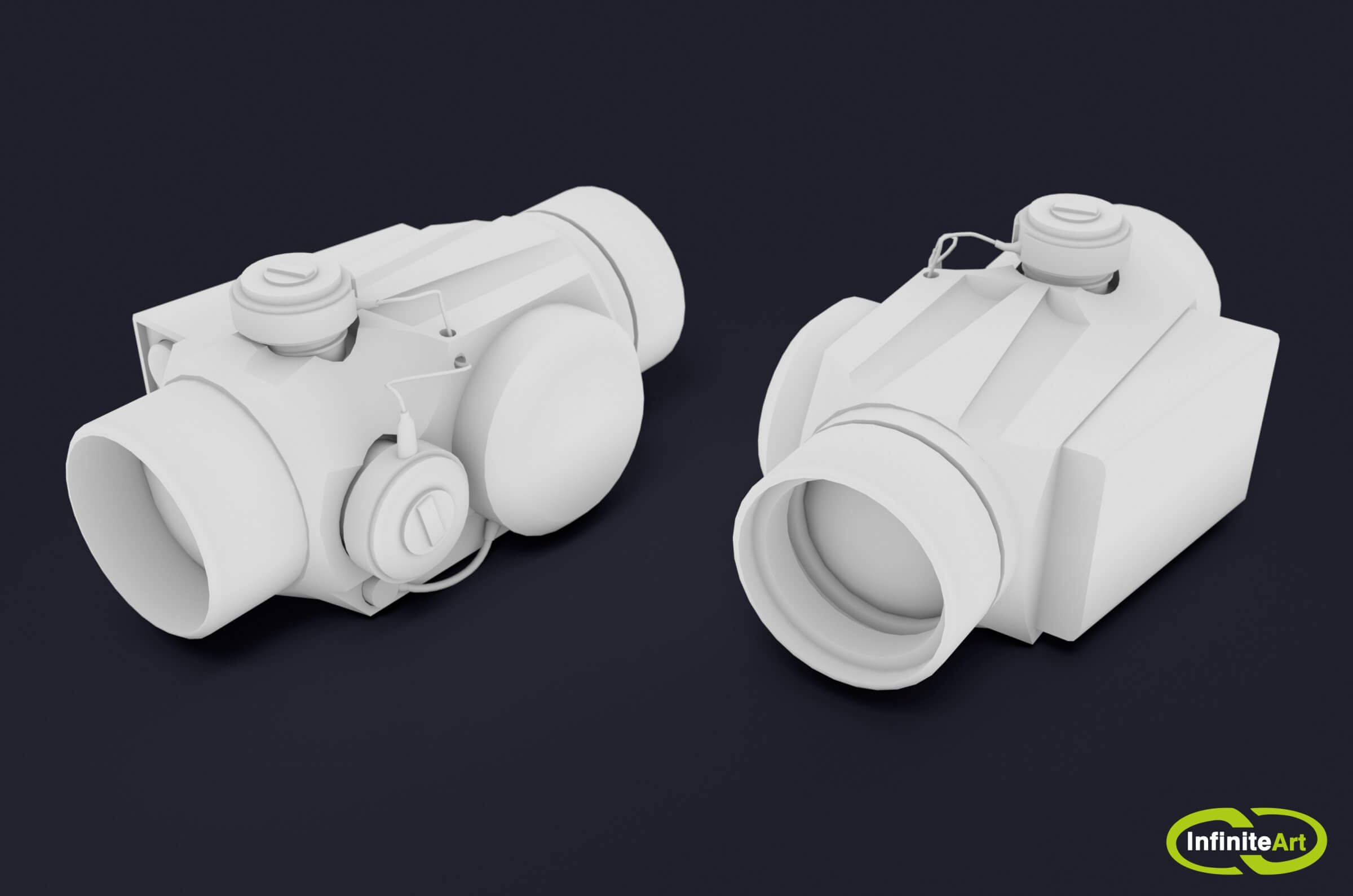Gun Sights Collimator Sight - 3D Model by INFINITE ART SOLUTIONS