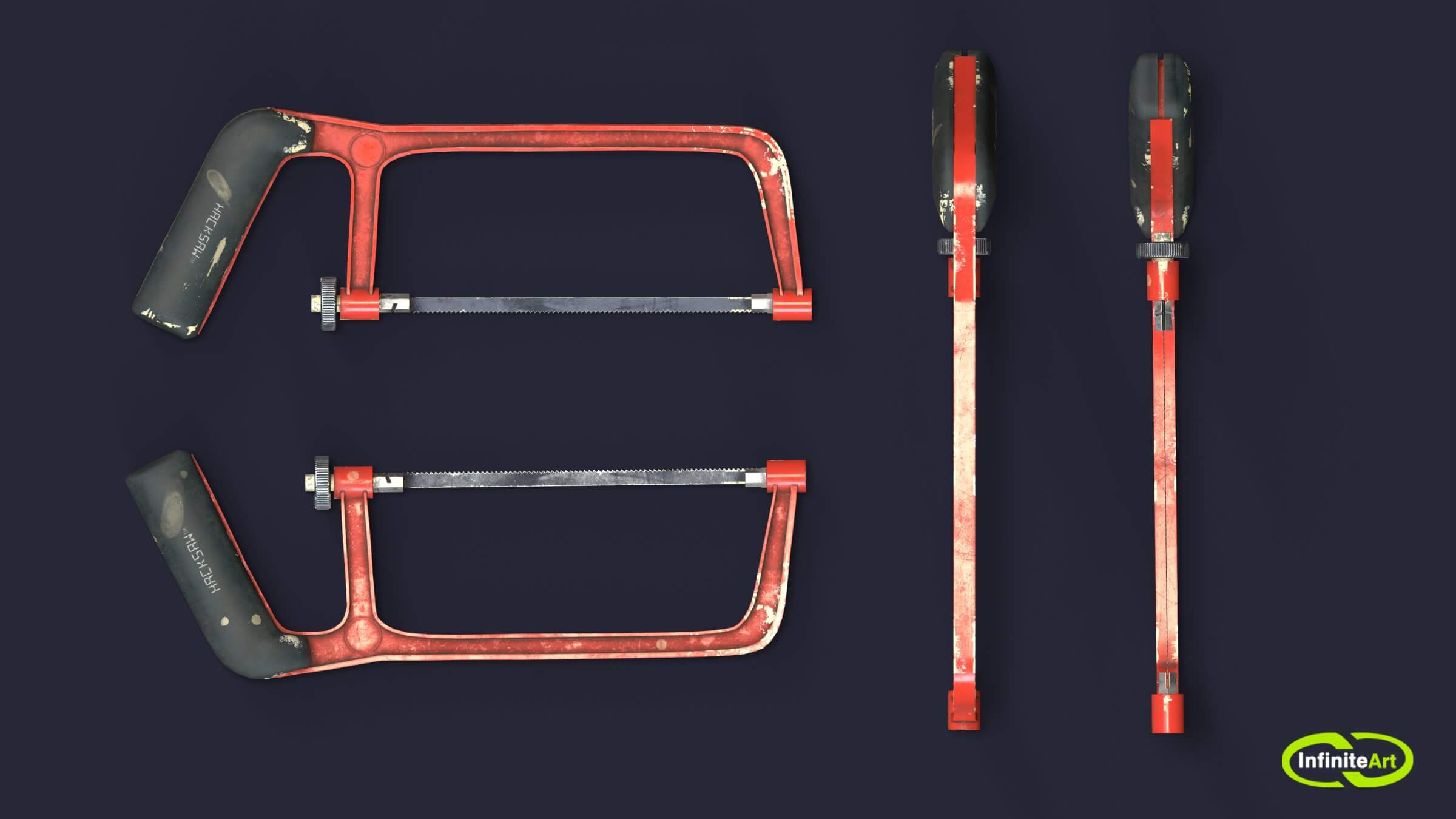 Hacksaw - 3D Model by INFINITE ART SOLUTIONS