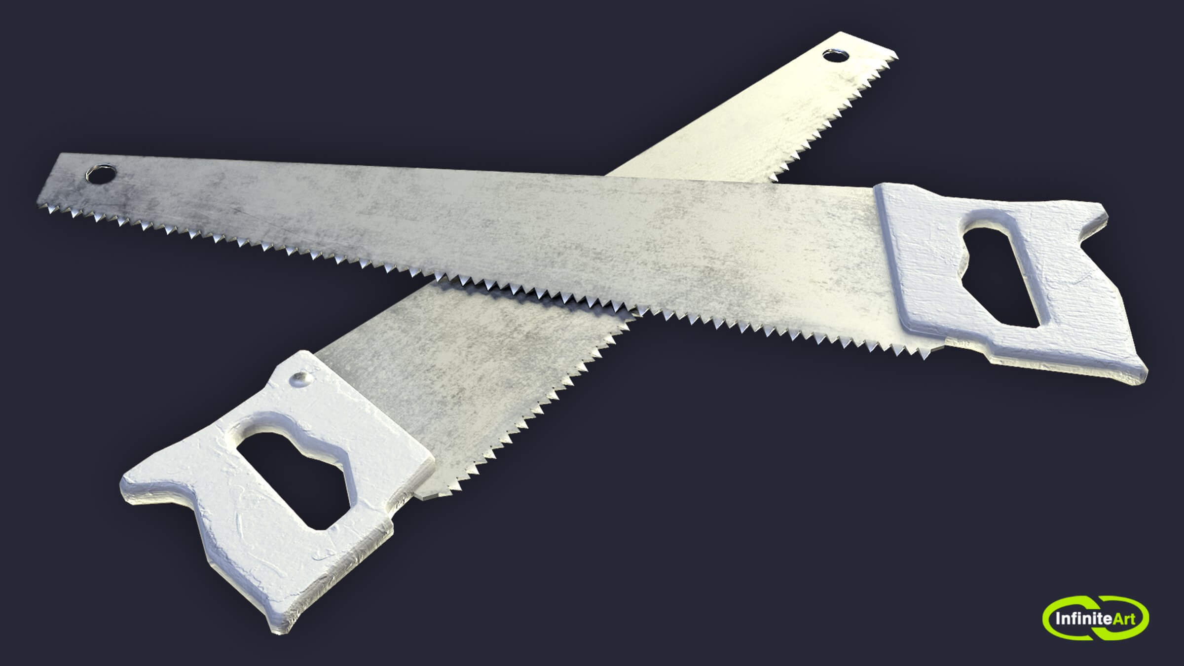 Hand Saw - 3D Model by INFINITE ART SOLUTIONS