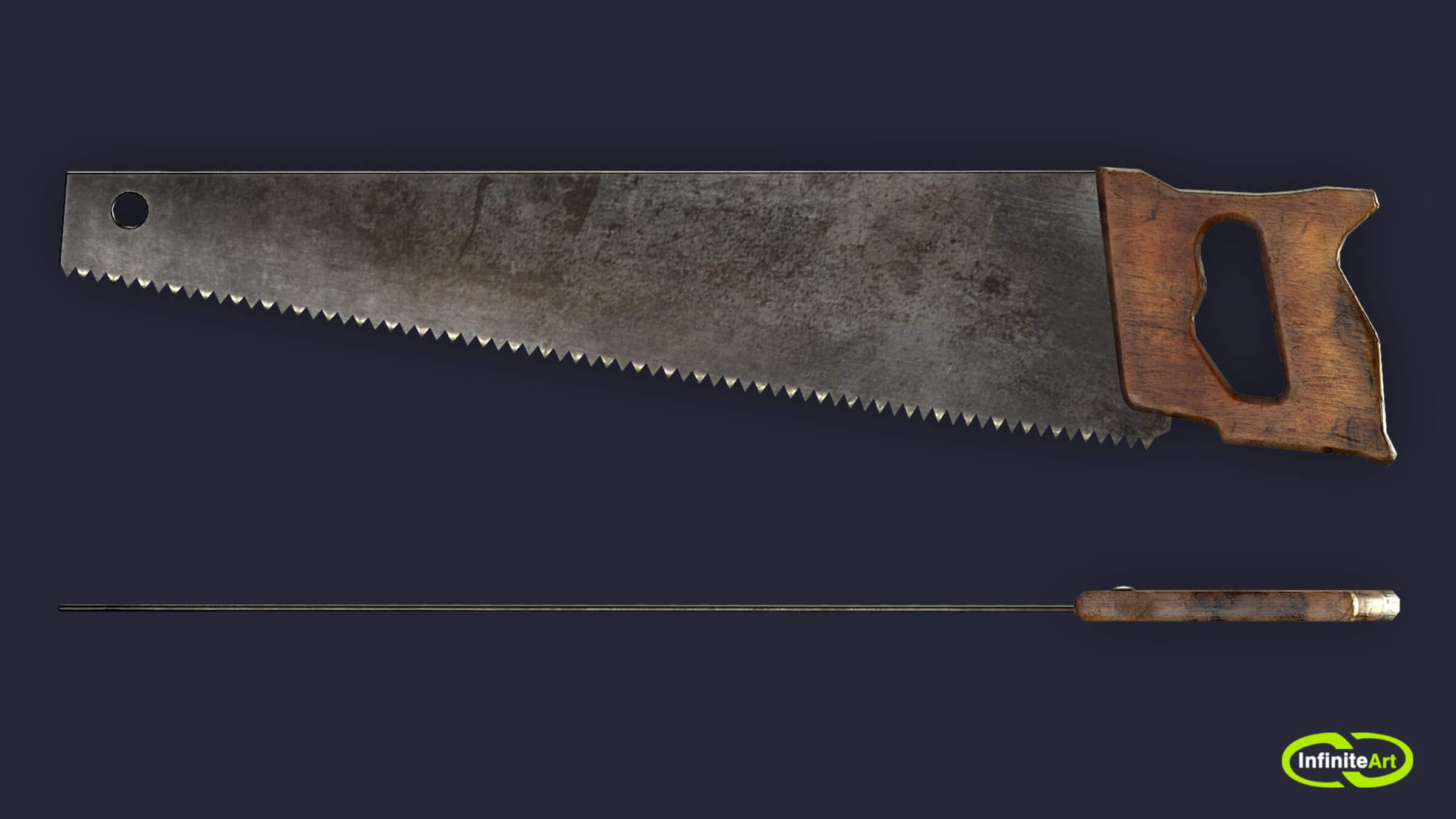Hand Saw - 3D Model by INFINITE ART SOLUTIONS