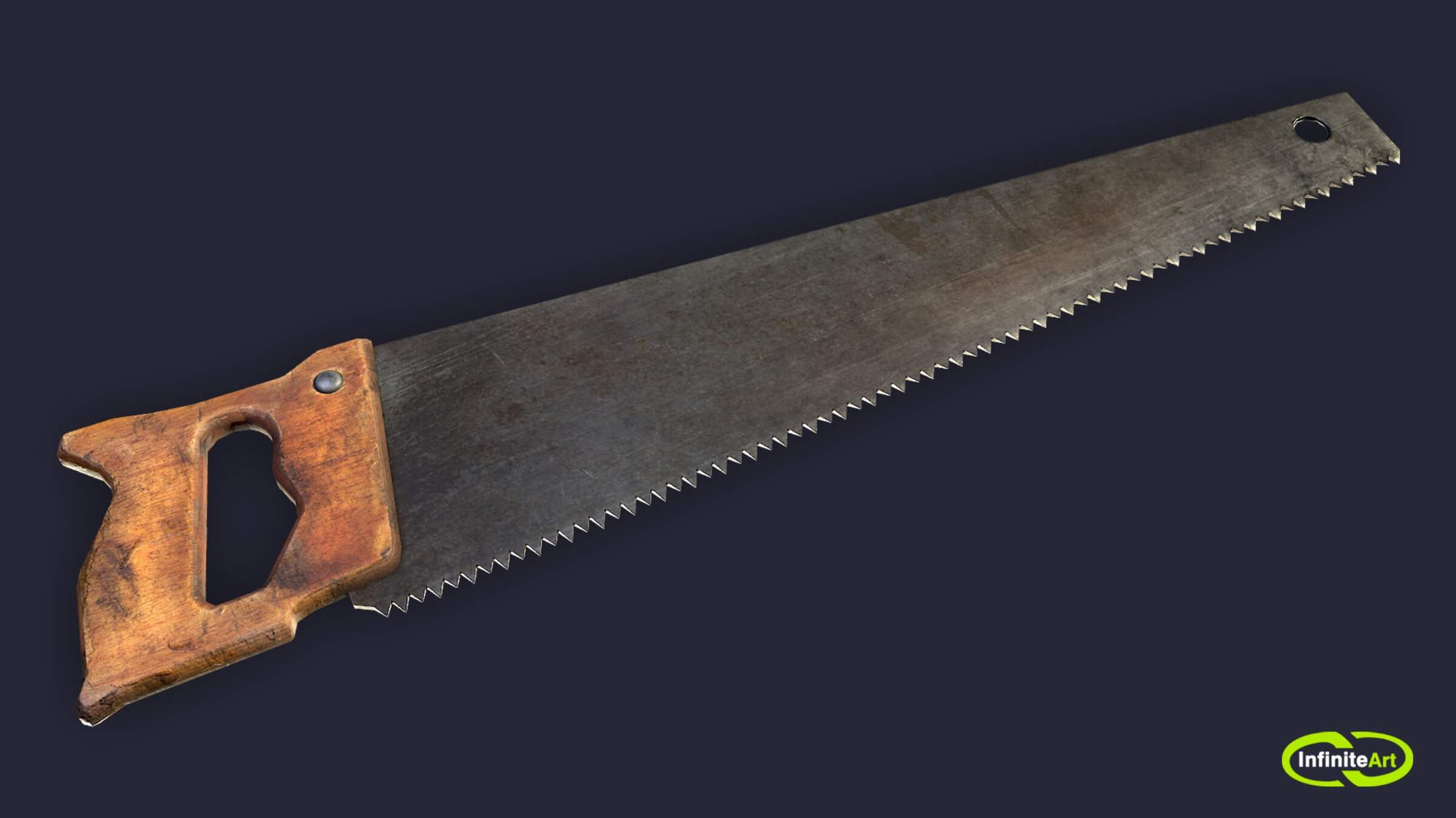 Hand Saw - 3D Model by INFINITE ART SOLUTIONS