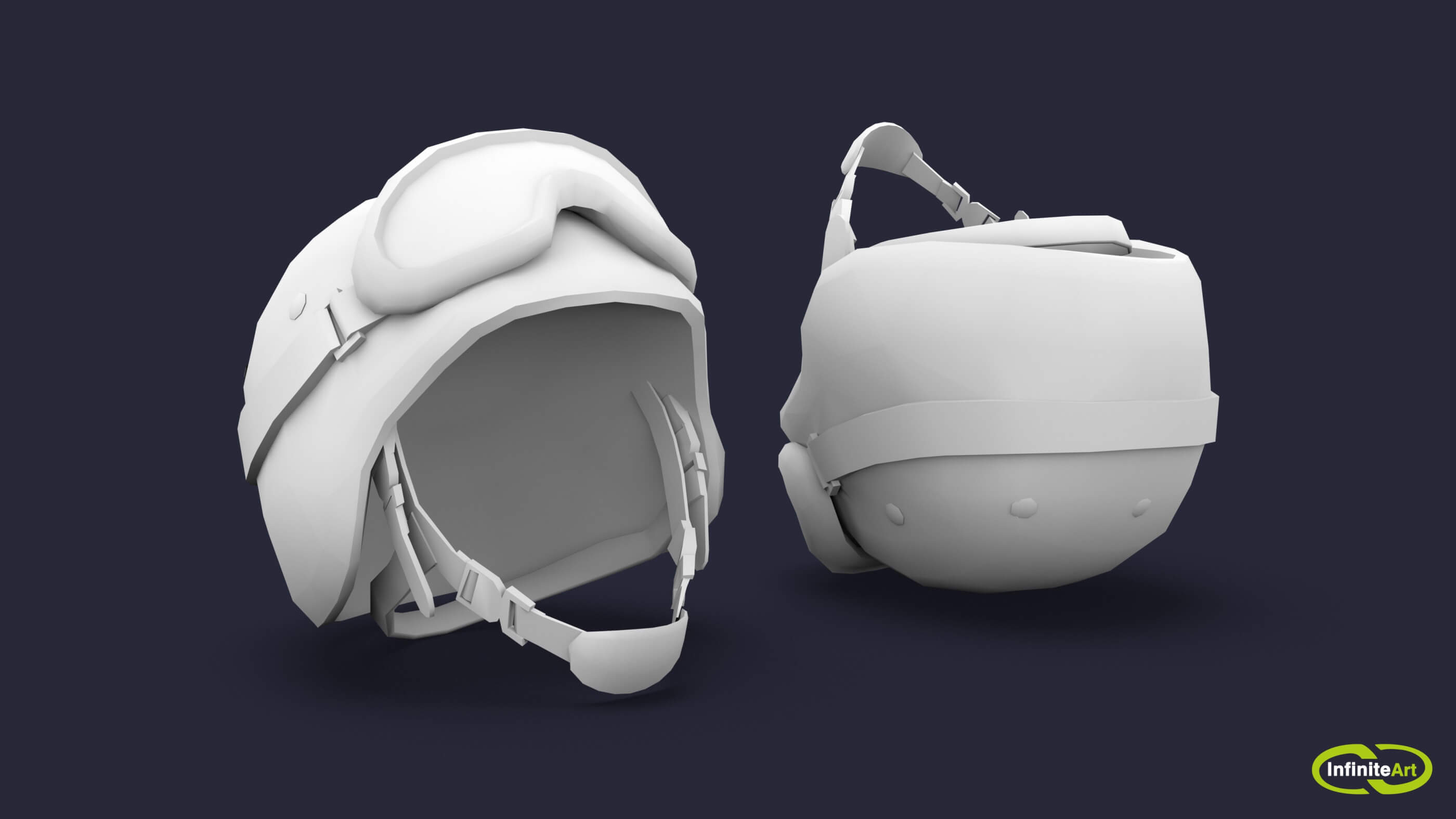 Helmets - 3D Model by INFINITE ART SOLUTIONS