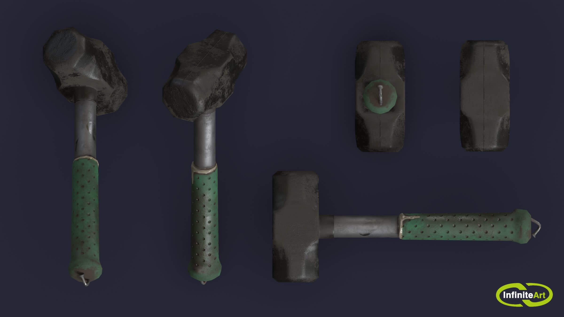Mallet - 3D Model by INFINITE ART SOLUTIONS