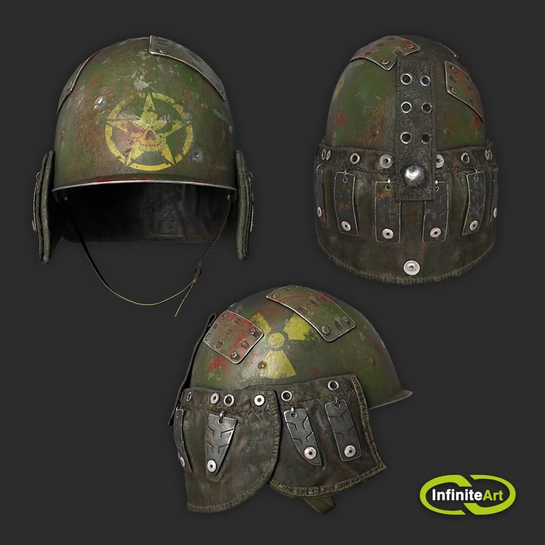 Military Helmet - 3D Model by INFINITE ART SOLUTIONS
