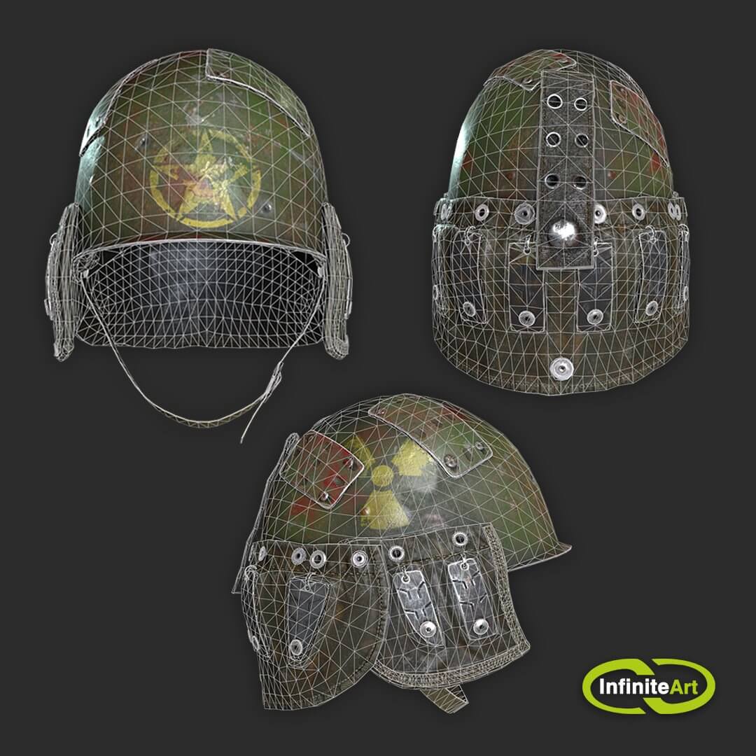 Military Helmet - 3D Model by INFINITE ART SOLUTIONS