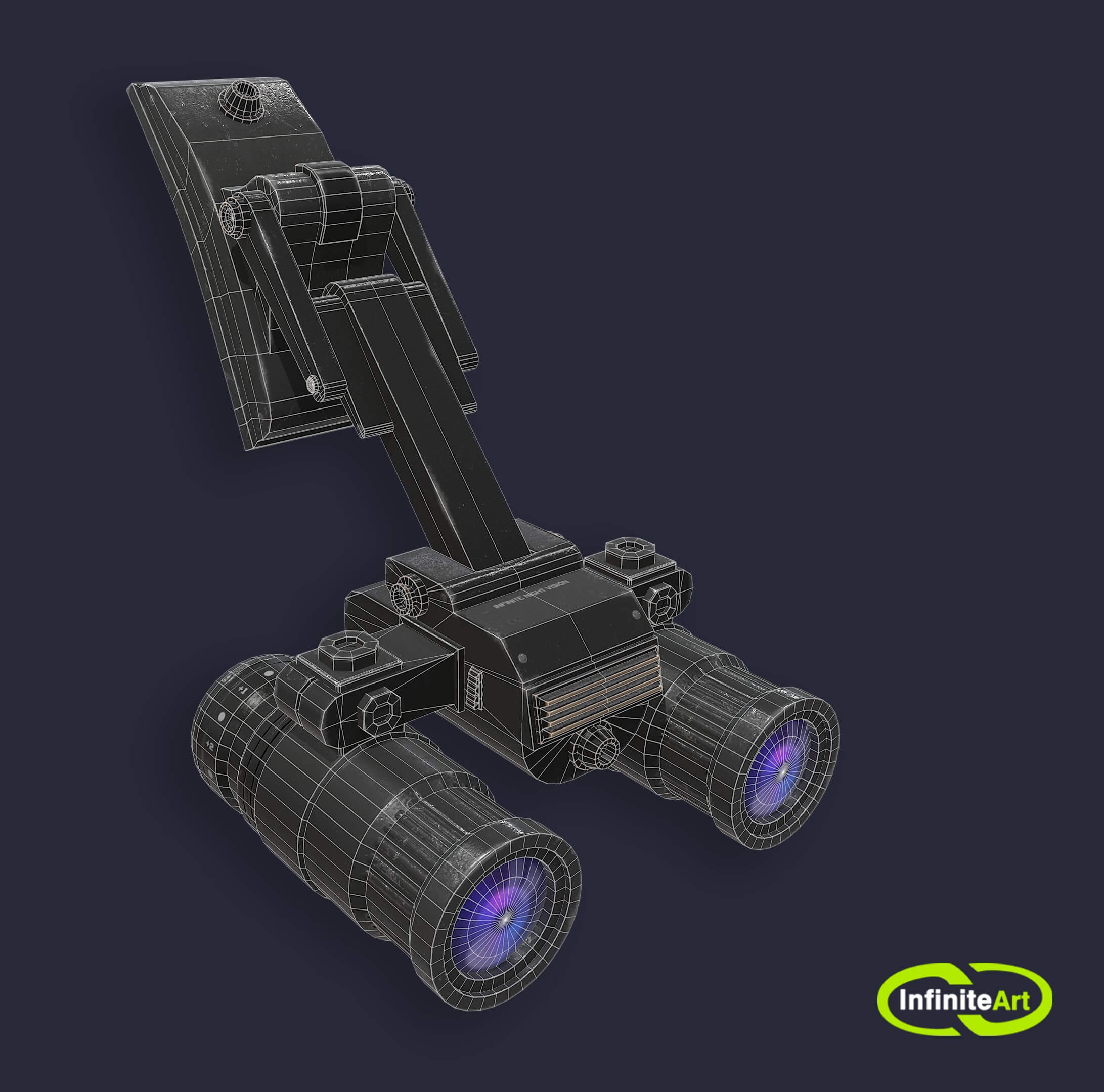 Night Vision Goggles - 3D Model by INFINITE ART SOLUTIONS