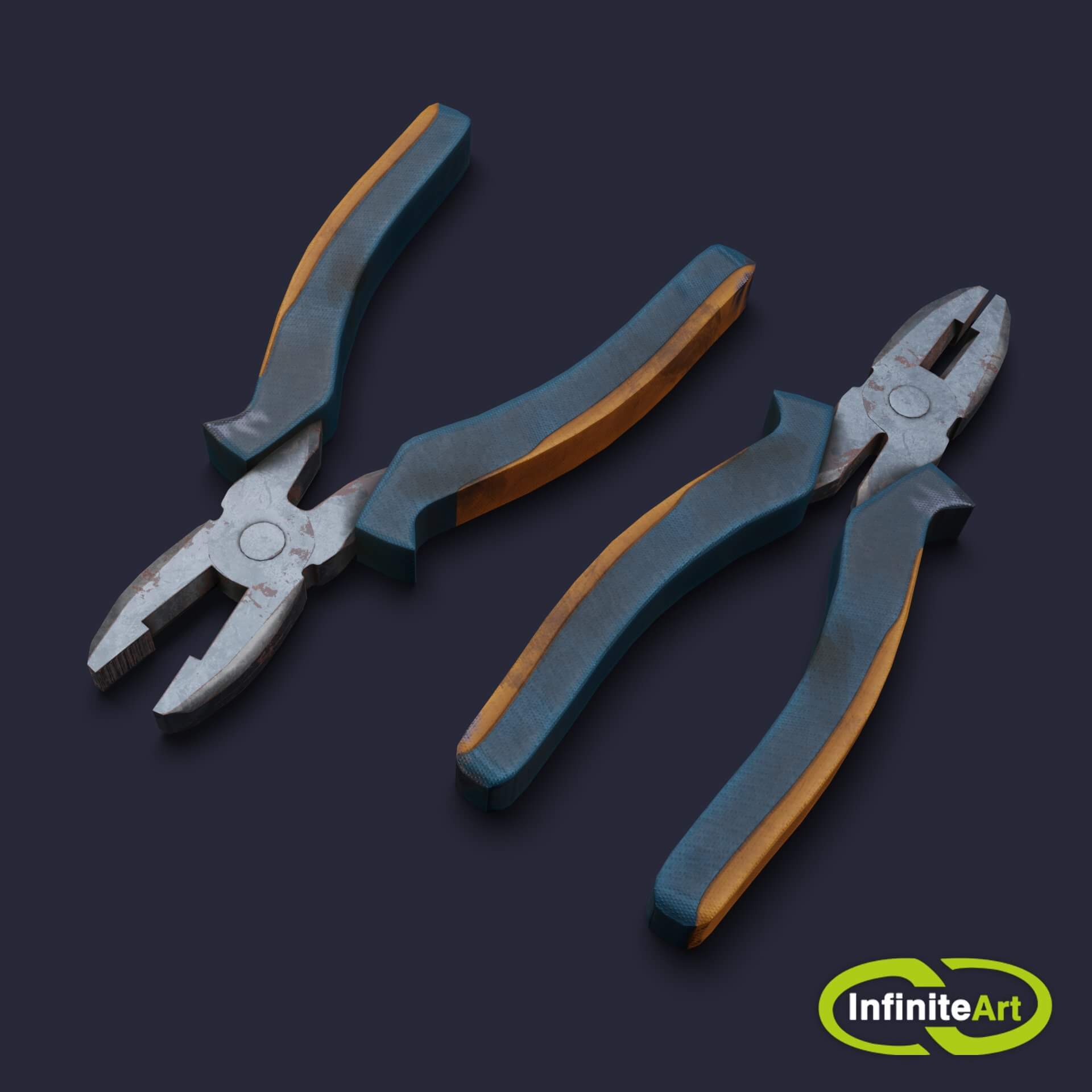 Pliers - 3D Model by INFINITE ART SOLUTIONS