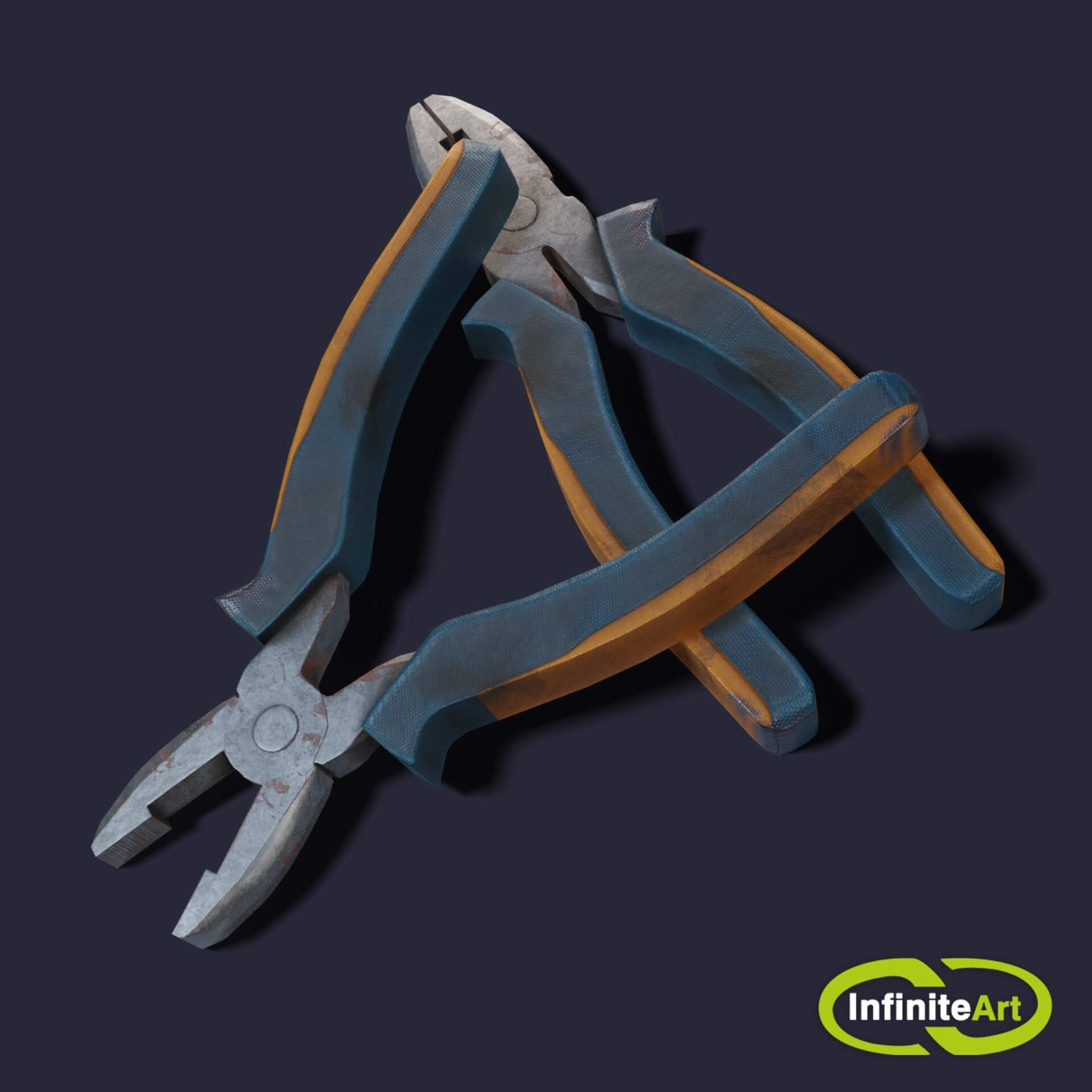 Pliers - 3D Model by INFINITE ART SOLUTIONS