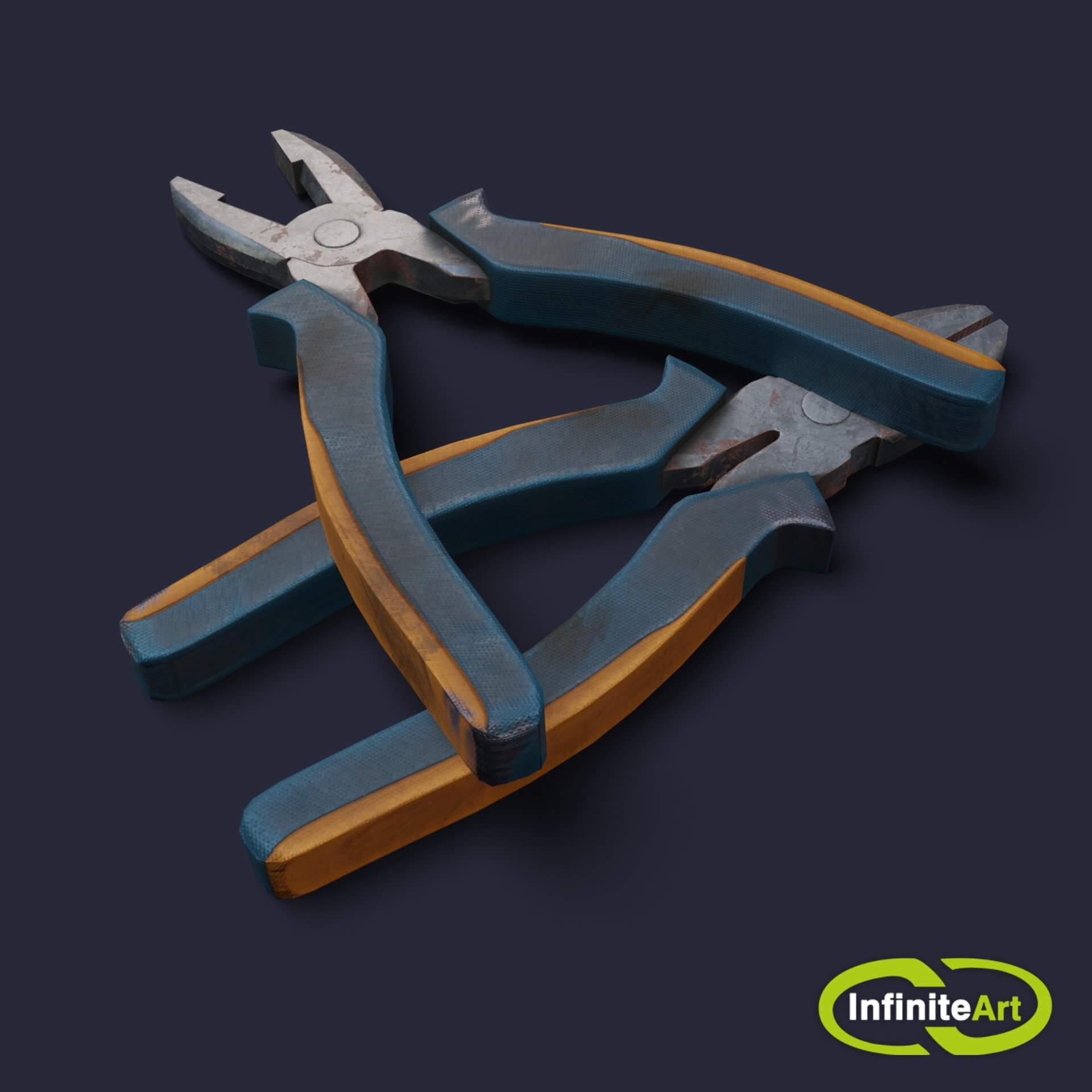Pliers - 3D Model by INFINITE ART SOLUTIONS
