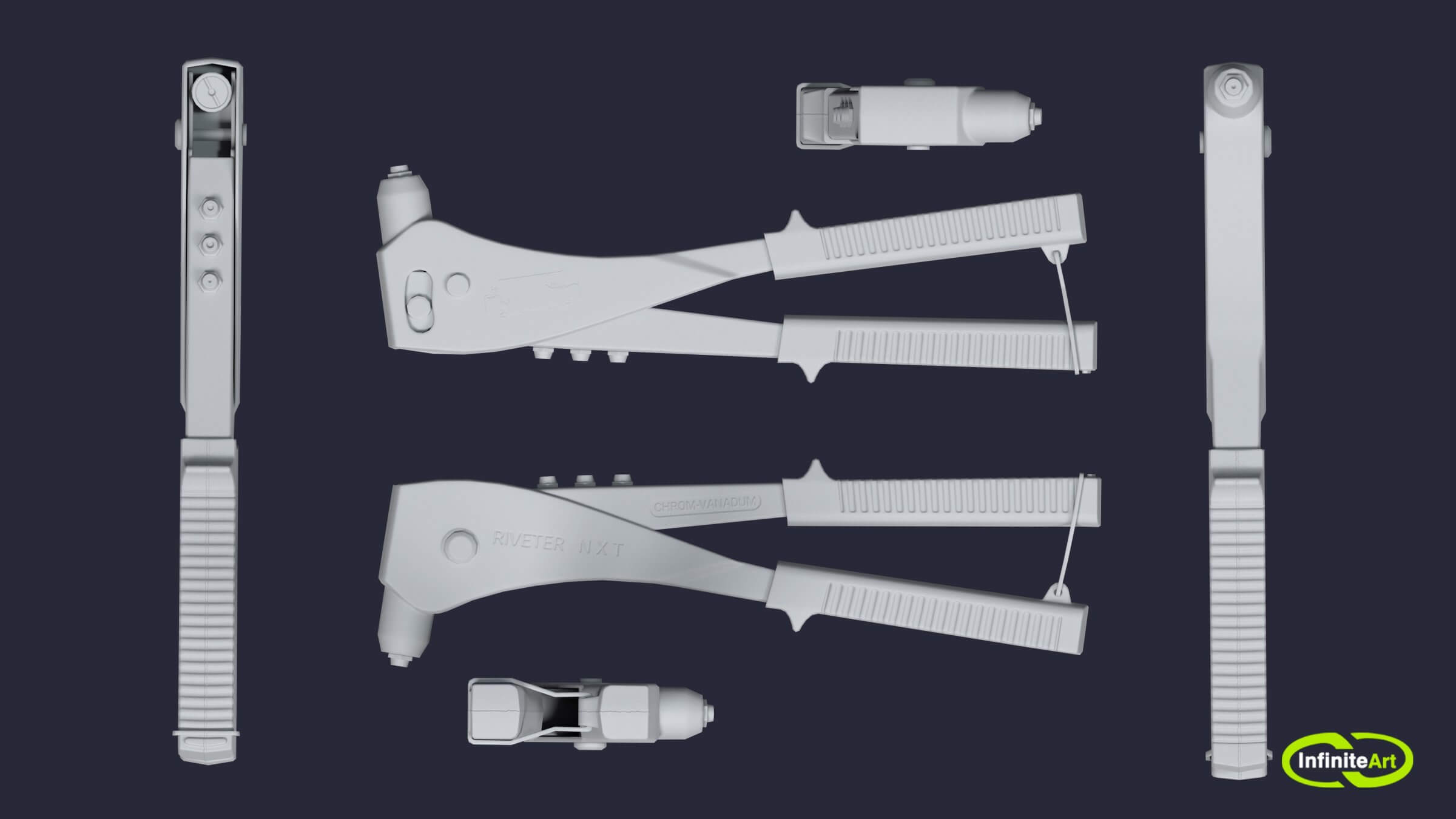 Riveter - 3D Model by INFINITE ART SOLUTIONS