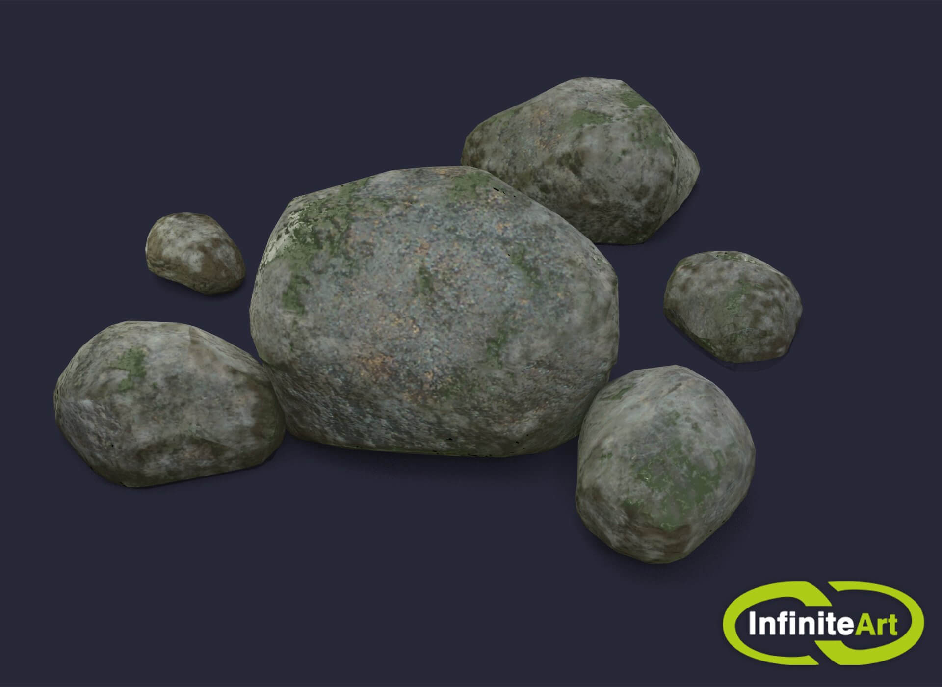Rocks - Free 3D Model by INFINITE ART SOLUTIONS