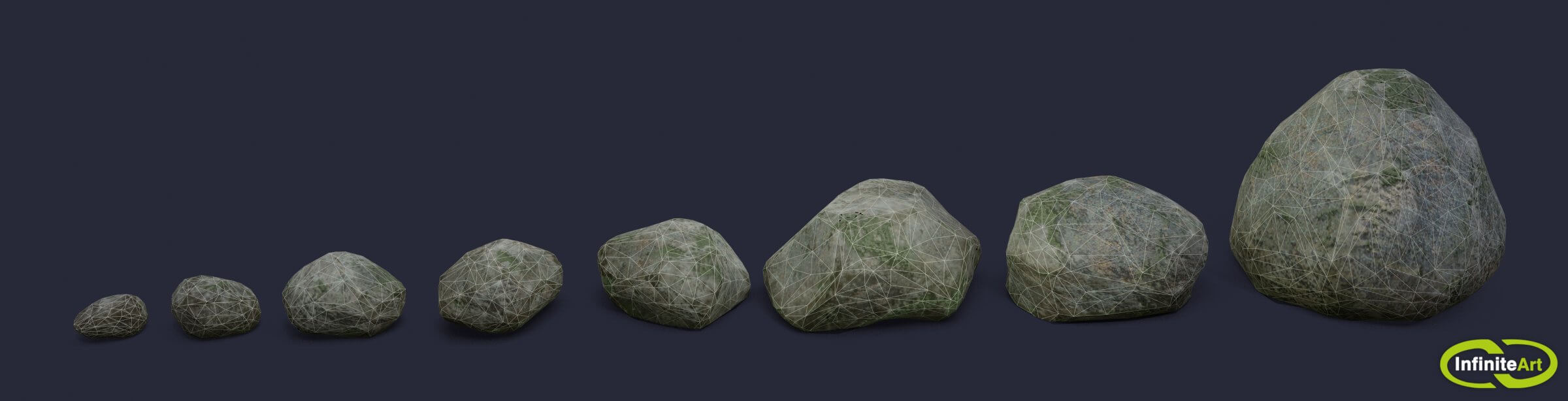 Rocks - Free 3D Model by INFINITE ART SOLUTIONS