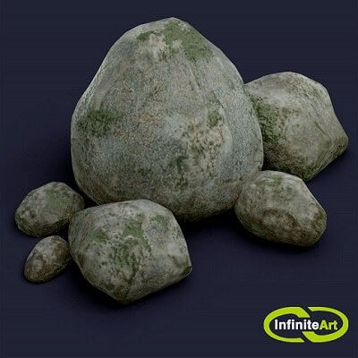 Rocks - Free 3D Model by INFINITE ART SOLUTIONS