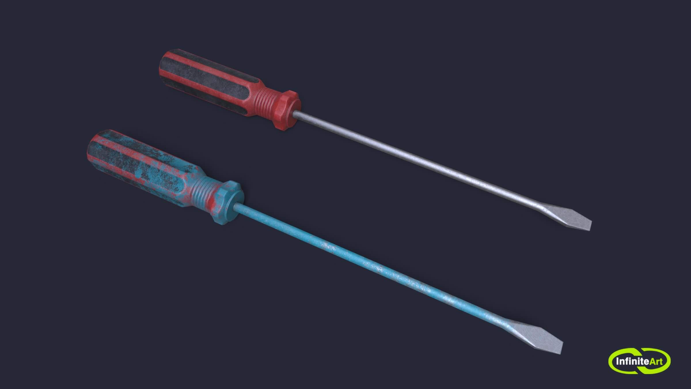 Screwdriver - 3D Model by INFINITE ART SOLUTIONS