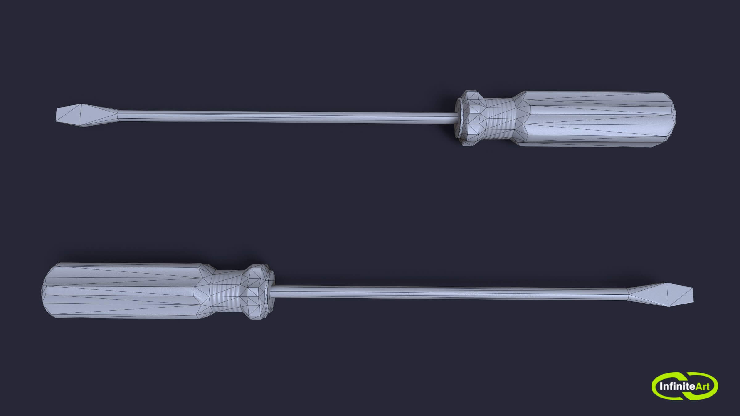 Screwdriver - 3D Model by INFINITE ART SOLUTIONS