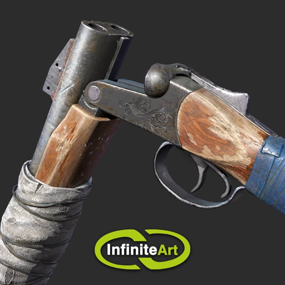 Shotgun - 3D Model by INFINITE ART SOLUTIONS