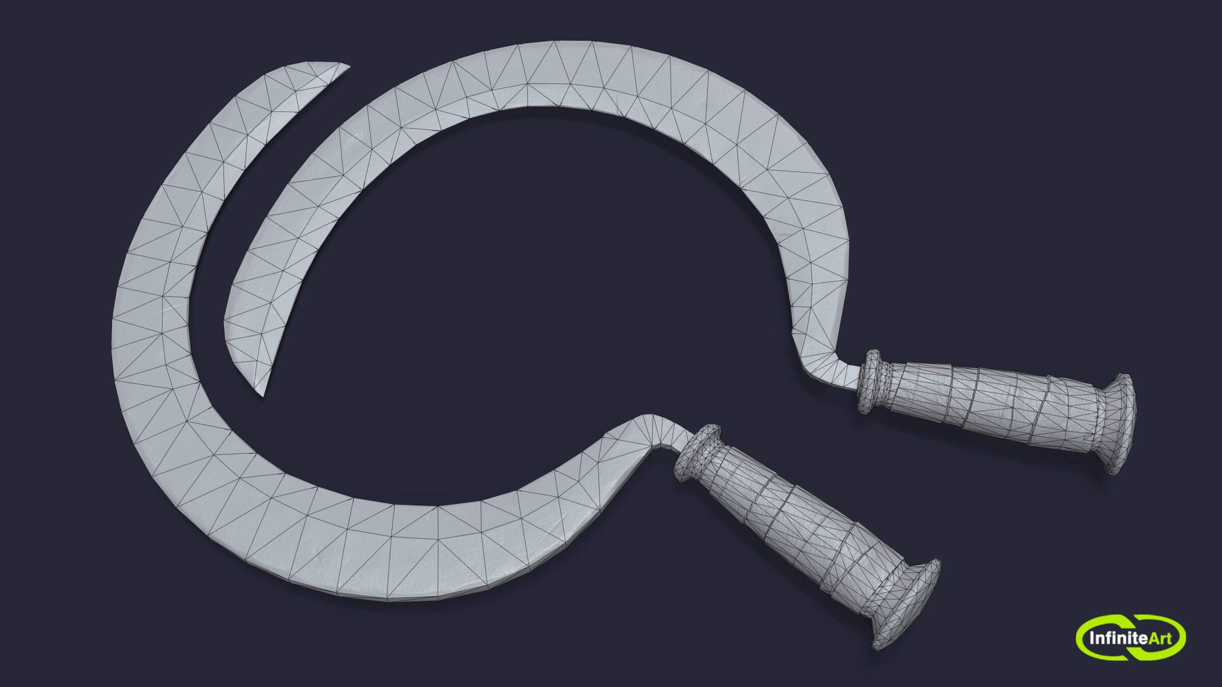 Sickle - 3D Model by INFINITE ART SOLUTIONS