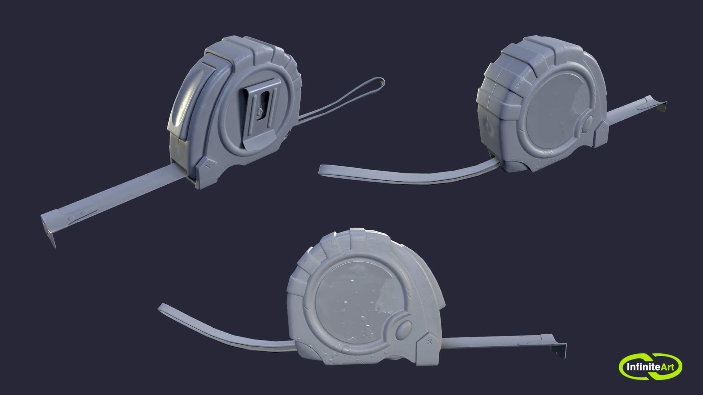 Tape Measure - 3D Model by INFINITE ART SOLUTIONS