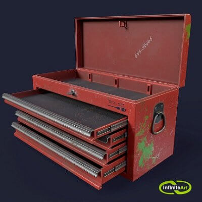 Tool Box - 3D Model by INFINITE ART SOLUTIONS