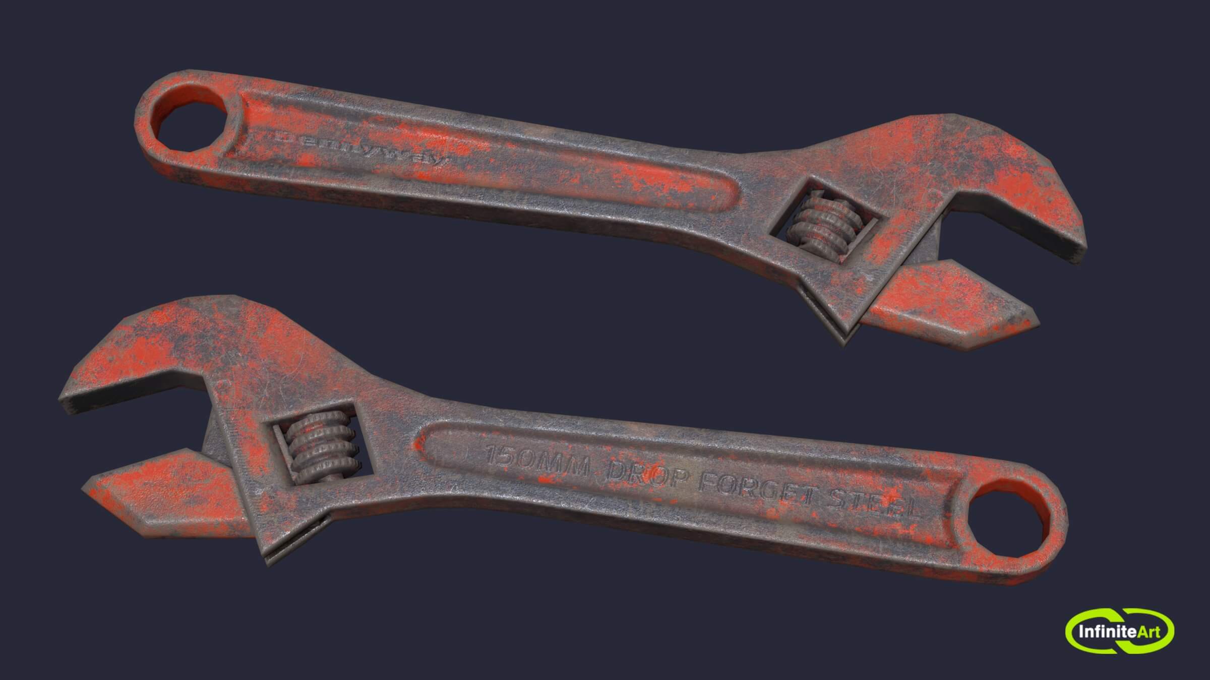 Wrench - 3D Model by INFINITE ART SOLUTIONS