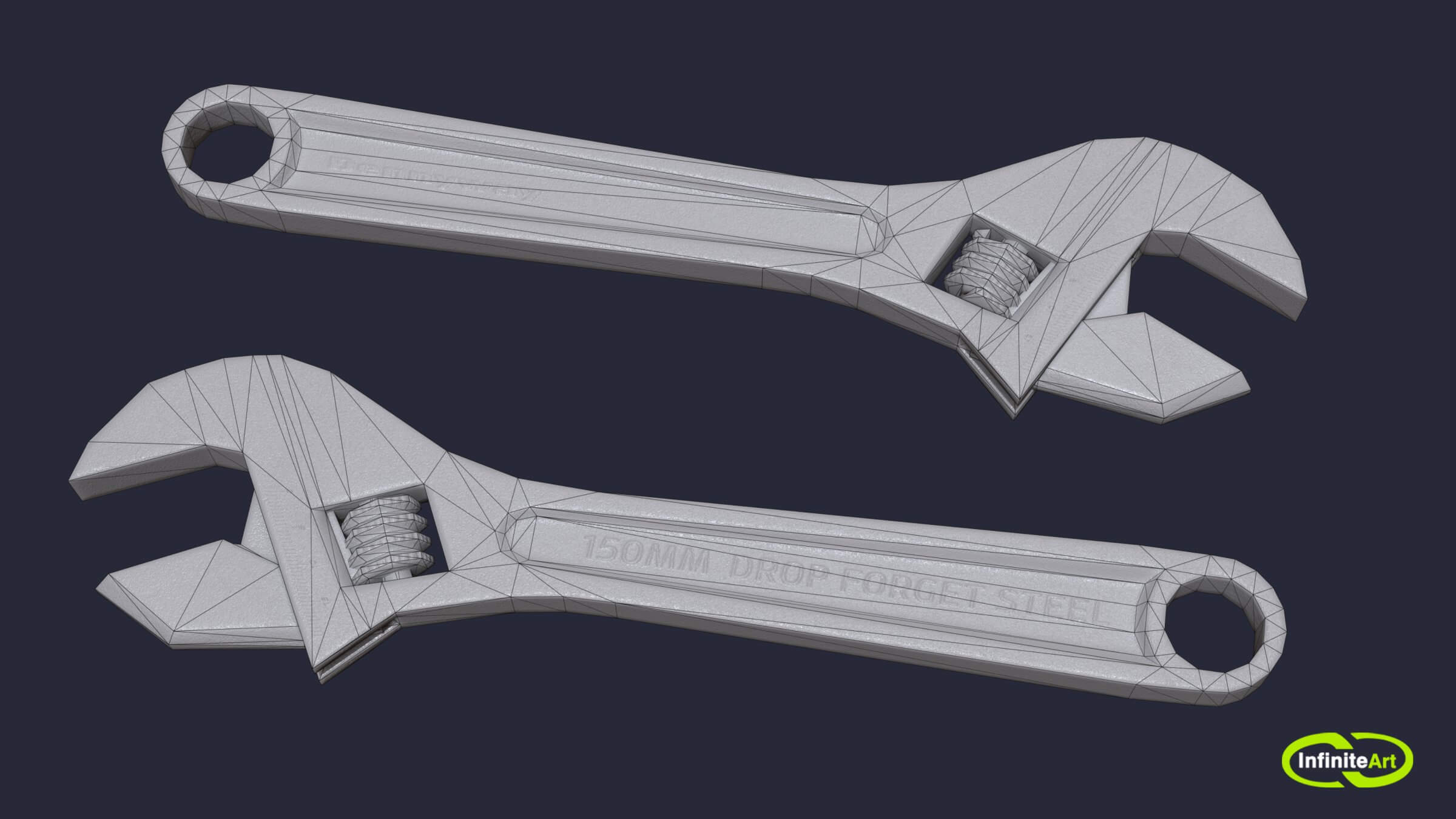 Wrench - 3D Model by INFINITE ART SOLUTIONS