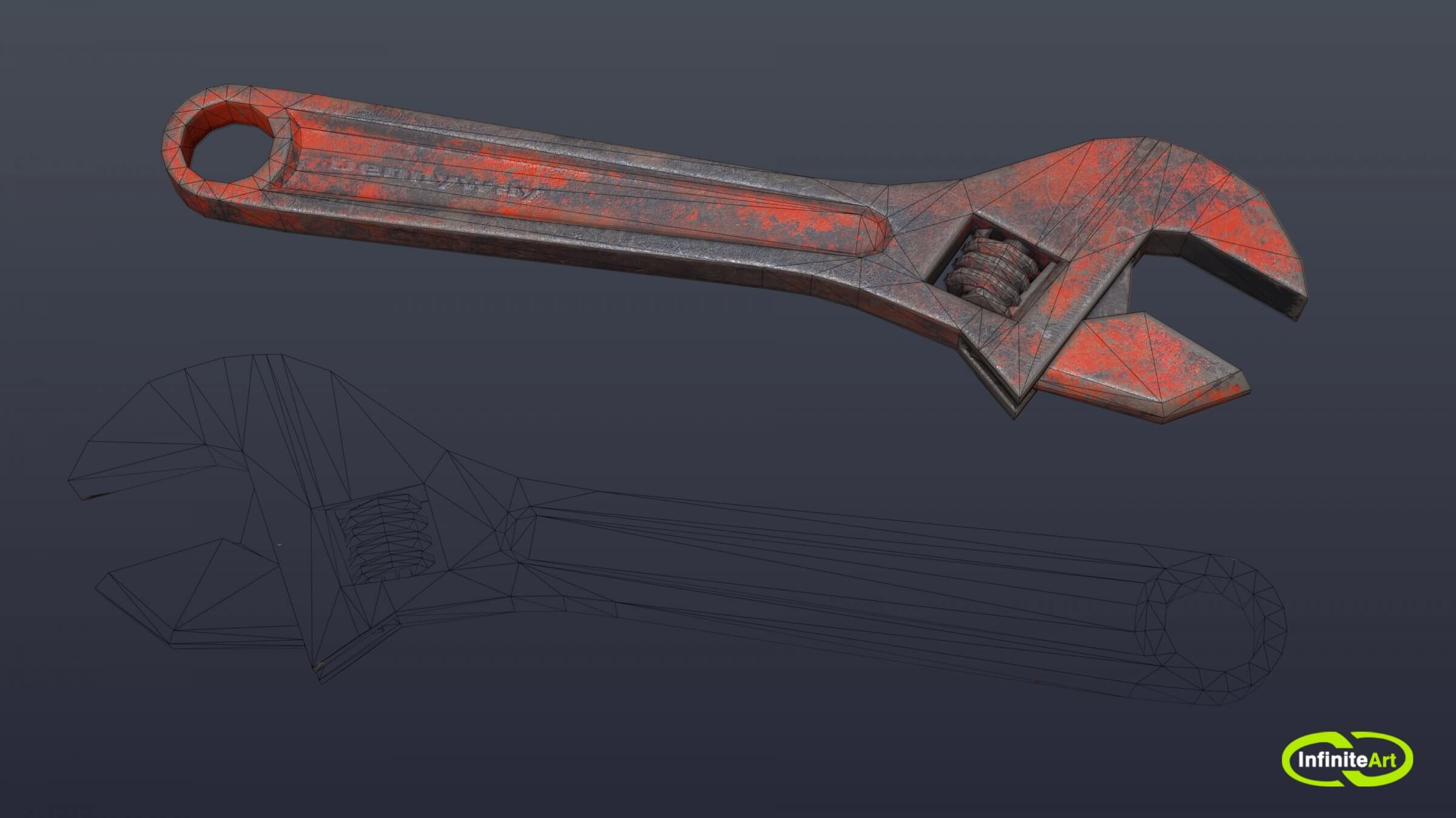 Wrench - 3D Model by INFINITE ART SOLUTIONS