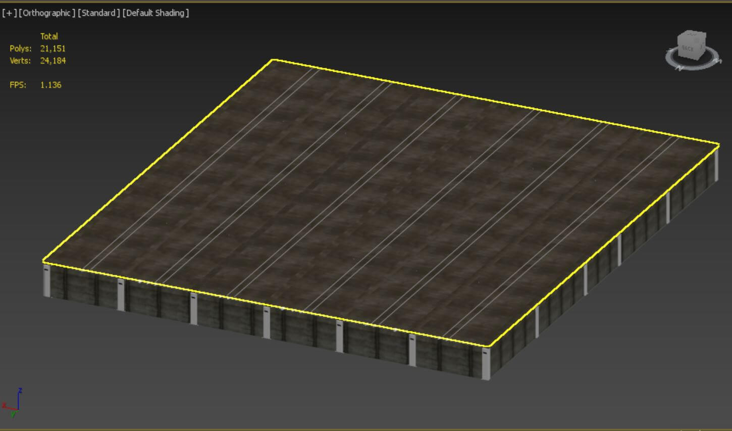 Basement Low Poly Underground Parking - 3D Model by infinity vision
