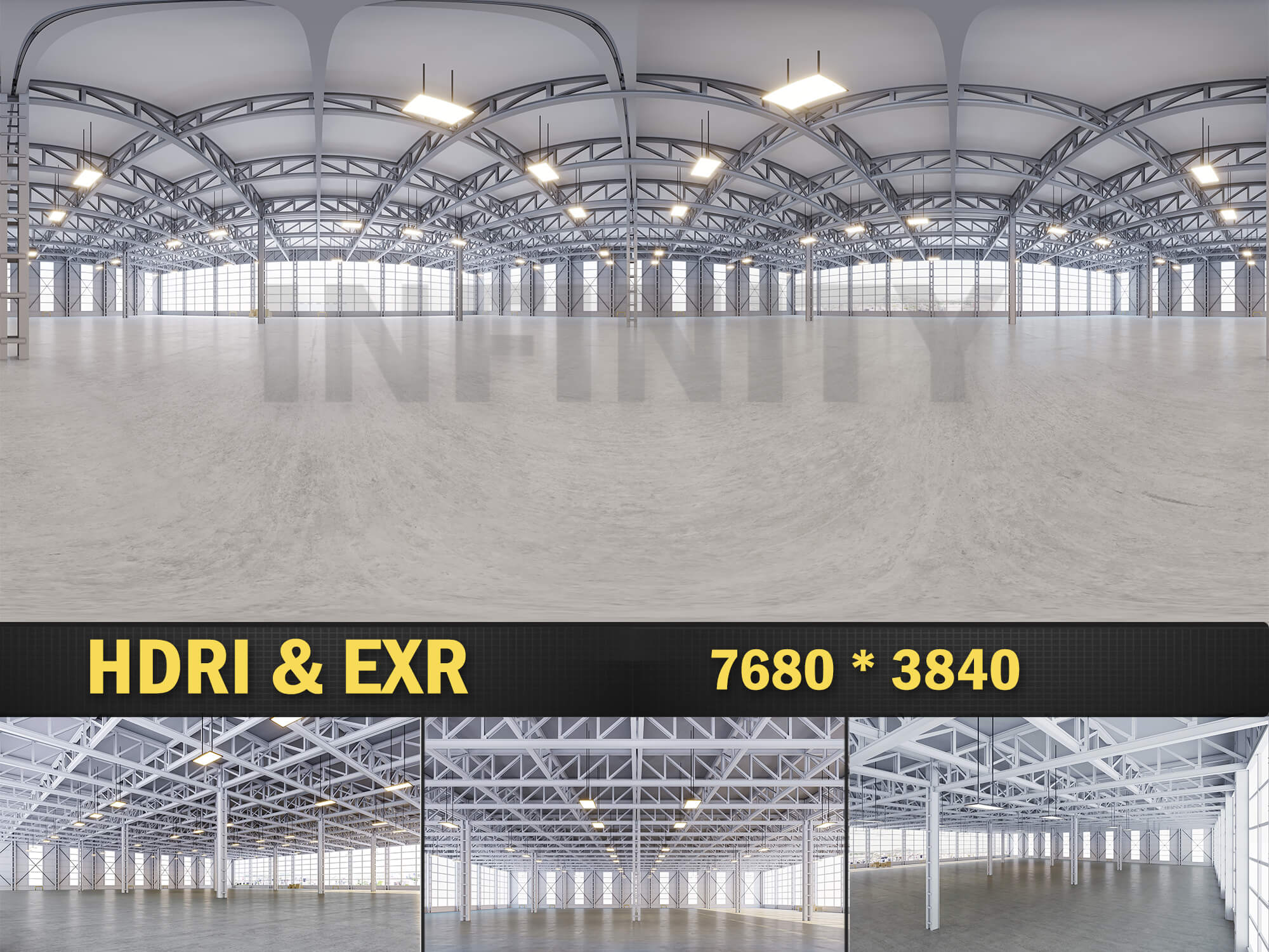 HDRI Warehouse Interior 17 - HDR Image by infinity vision