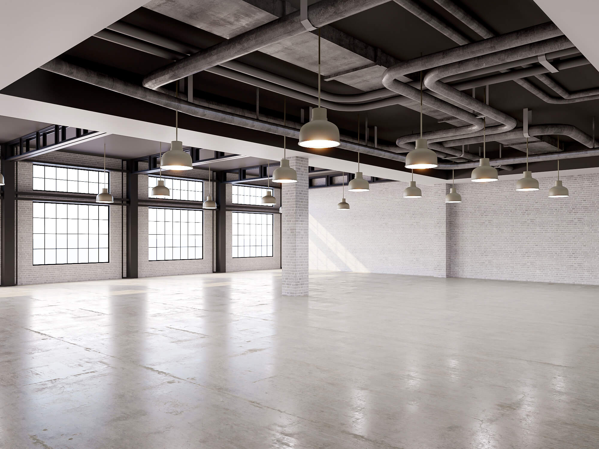 Interior Loft Office Hall 03 - 3D Model by infinity vision
