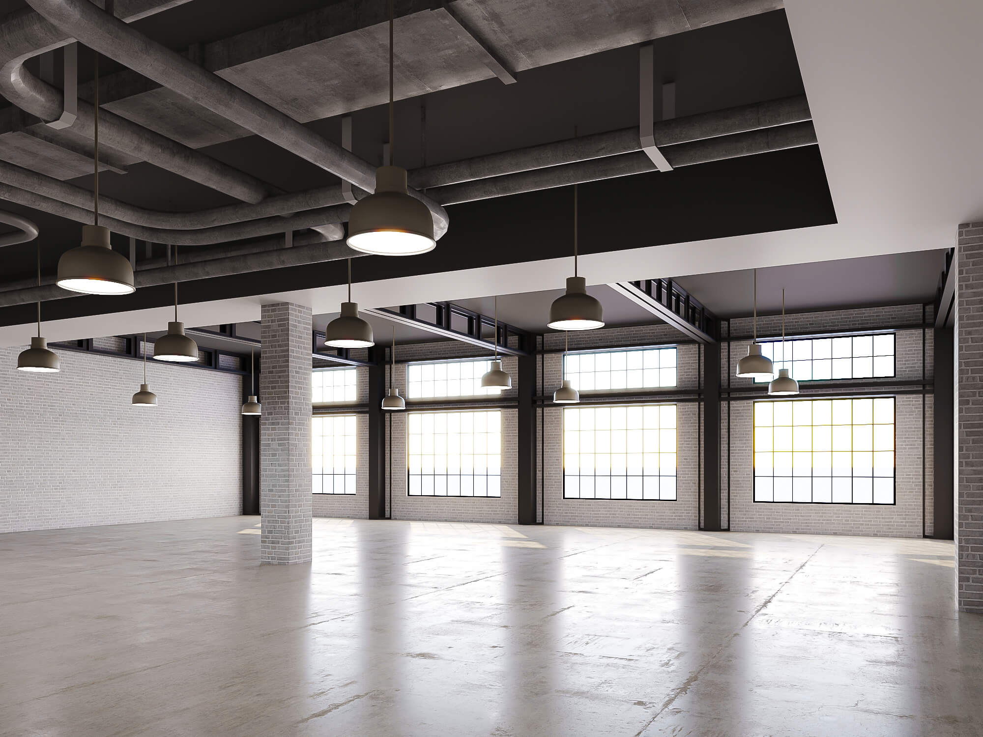 Interior Loft Office Hall 03 - 3D Model by infinity vision