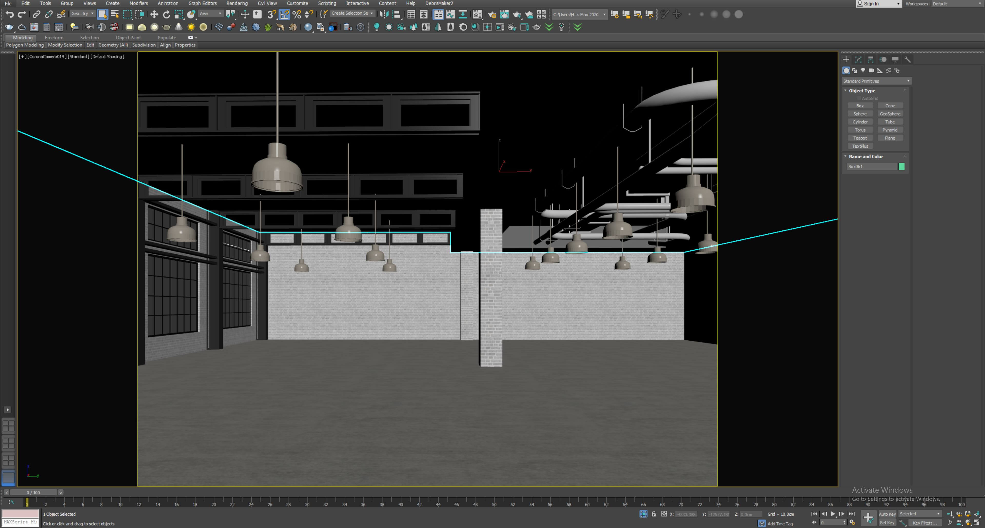 Interior Loft Office Hall 03 - 3D Model by infinity vision