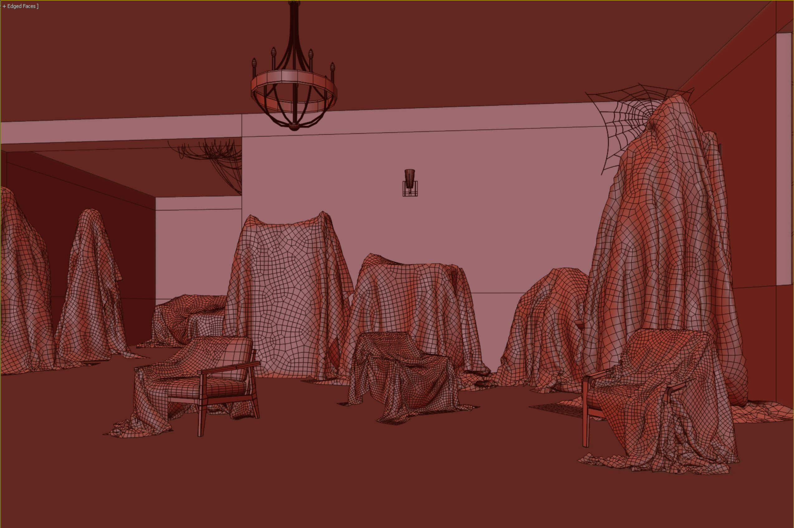 Old Bloody Haunted Room - 3D Model by infinity vision