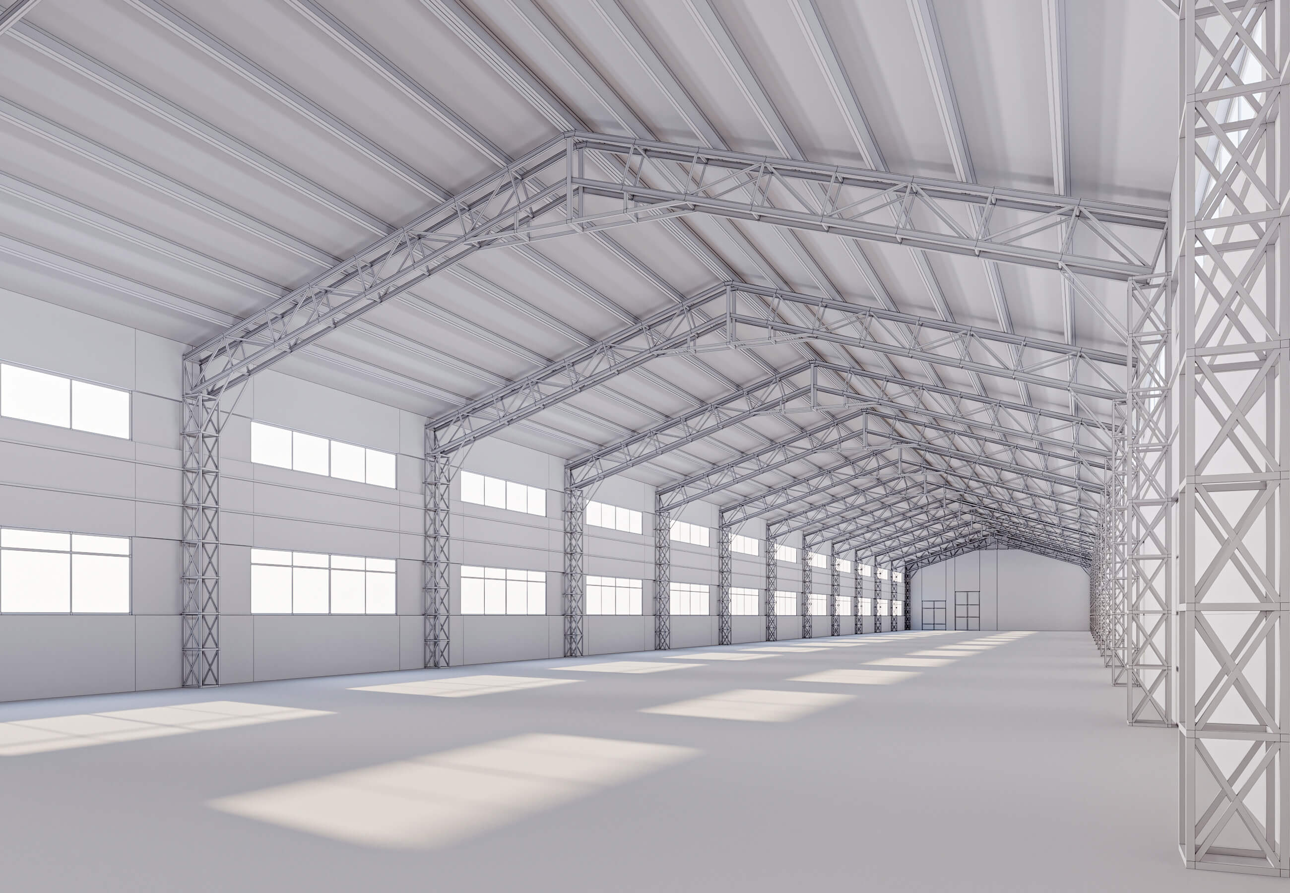 Low Poly Warehouse 02 - 3D Model by infinity vision