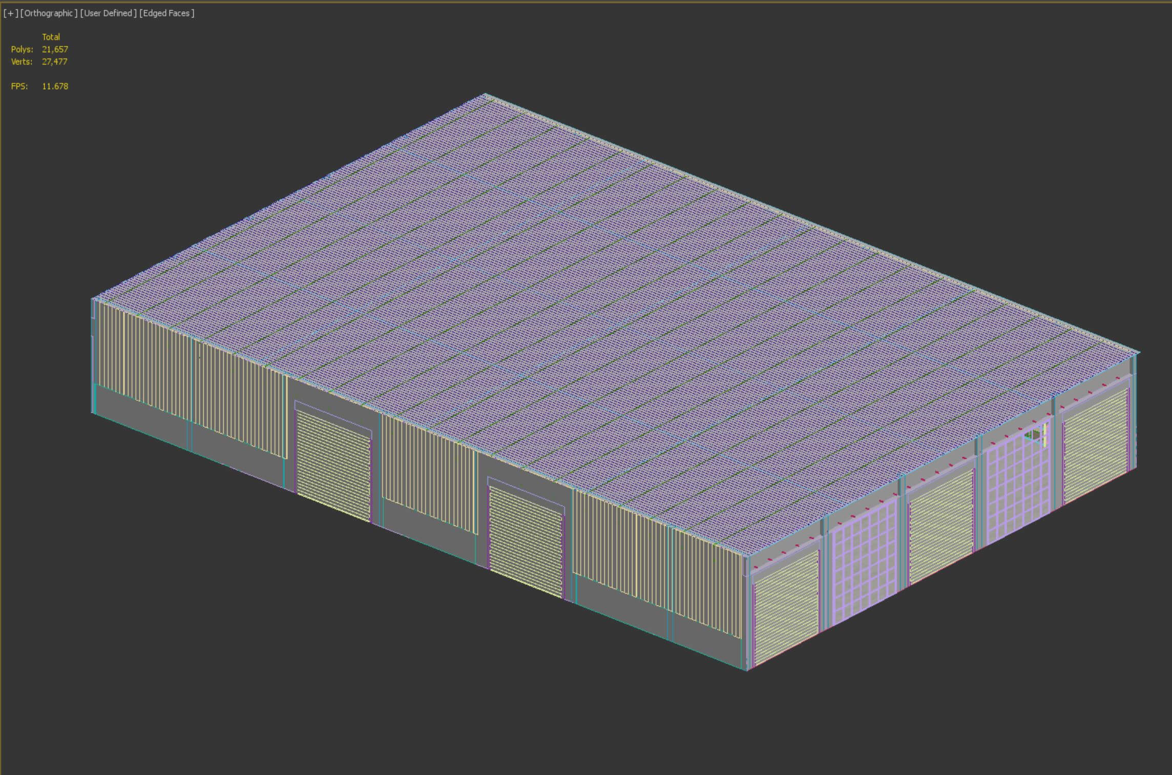 Low Poly Warehouse 05 - 3D Model by infinity vision