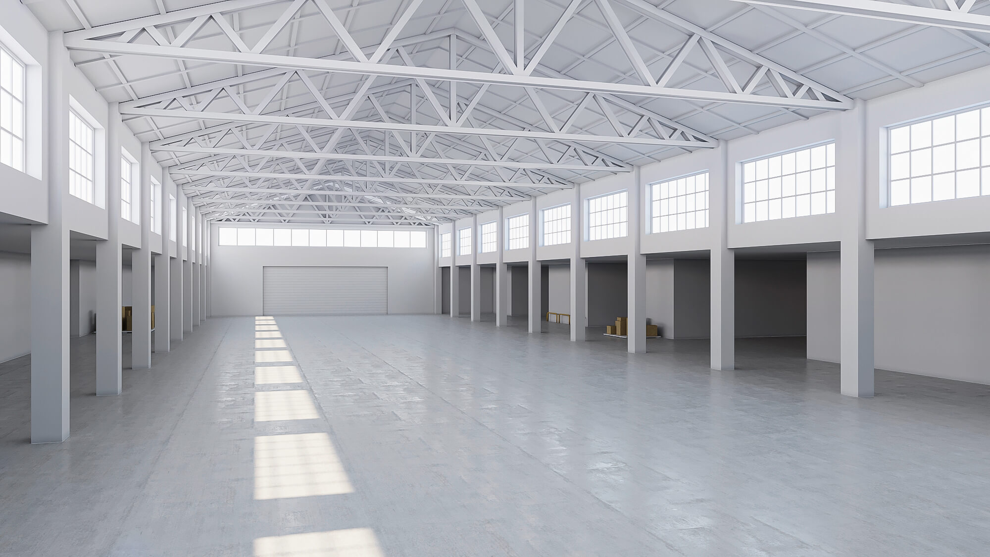 Low Poly Warehouse 06 - 3D Model by infinity vision