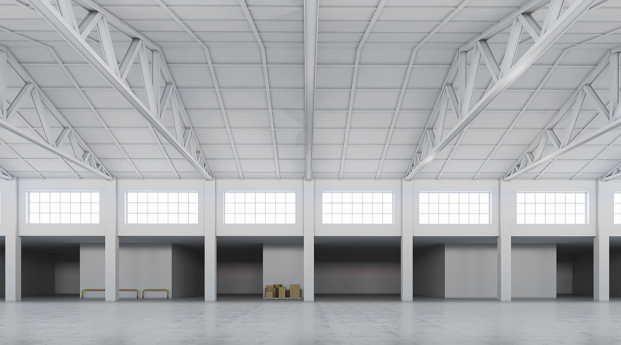 Low Poly Warehouse 06 - 3D Model by infinity vision