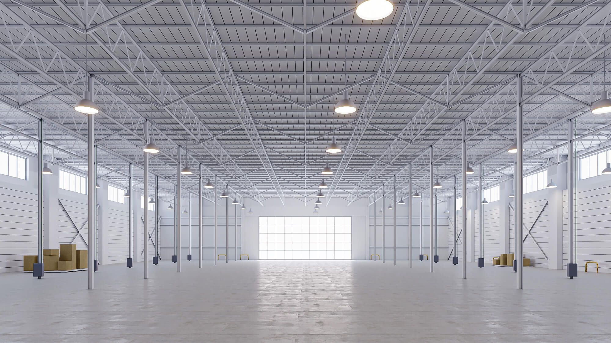 Low Poly Warehouse 08 - 3D Model by infinity vision