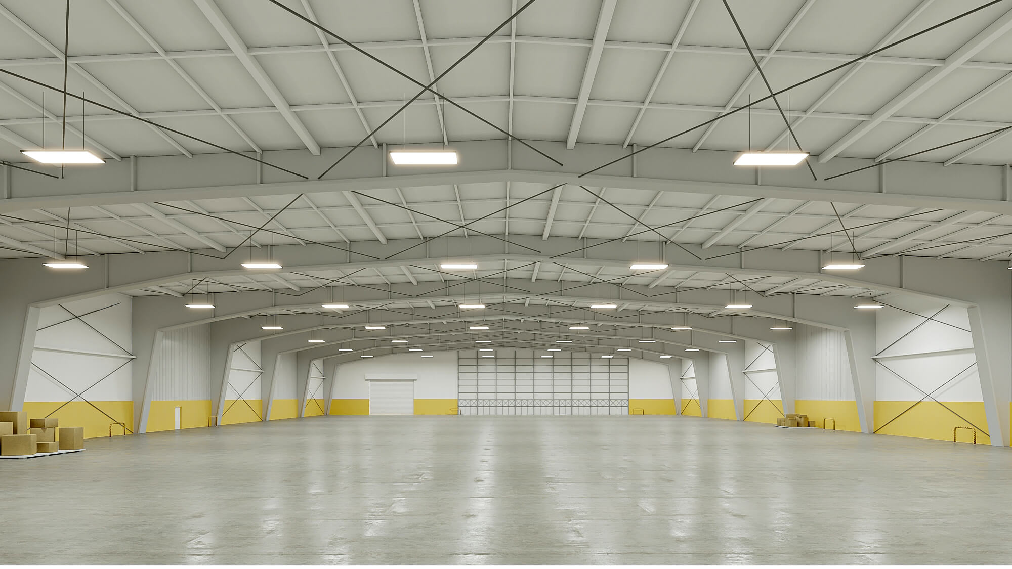 Low Poly Warehouse 09 - 3D Model by infinity vision