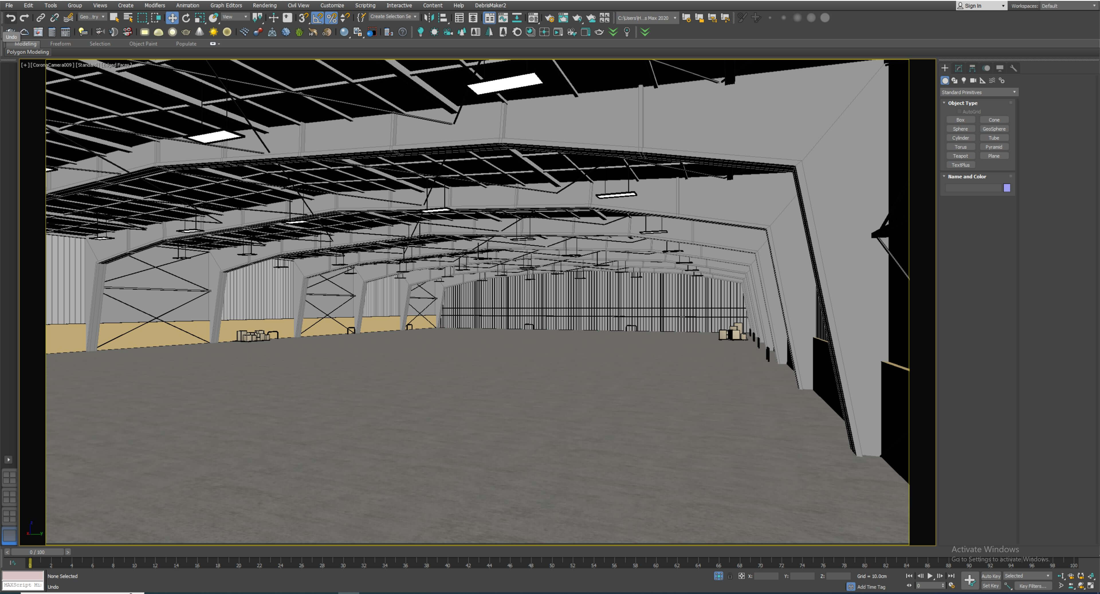 Low Poly Warehouse 09 - 3D Model by infinity vision